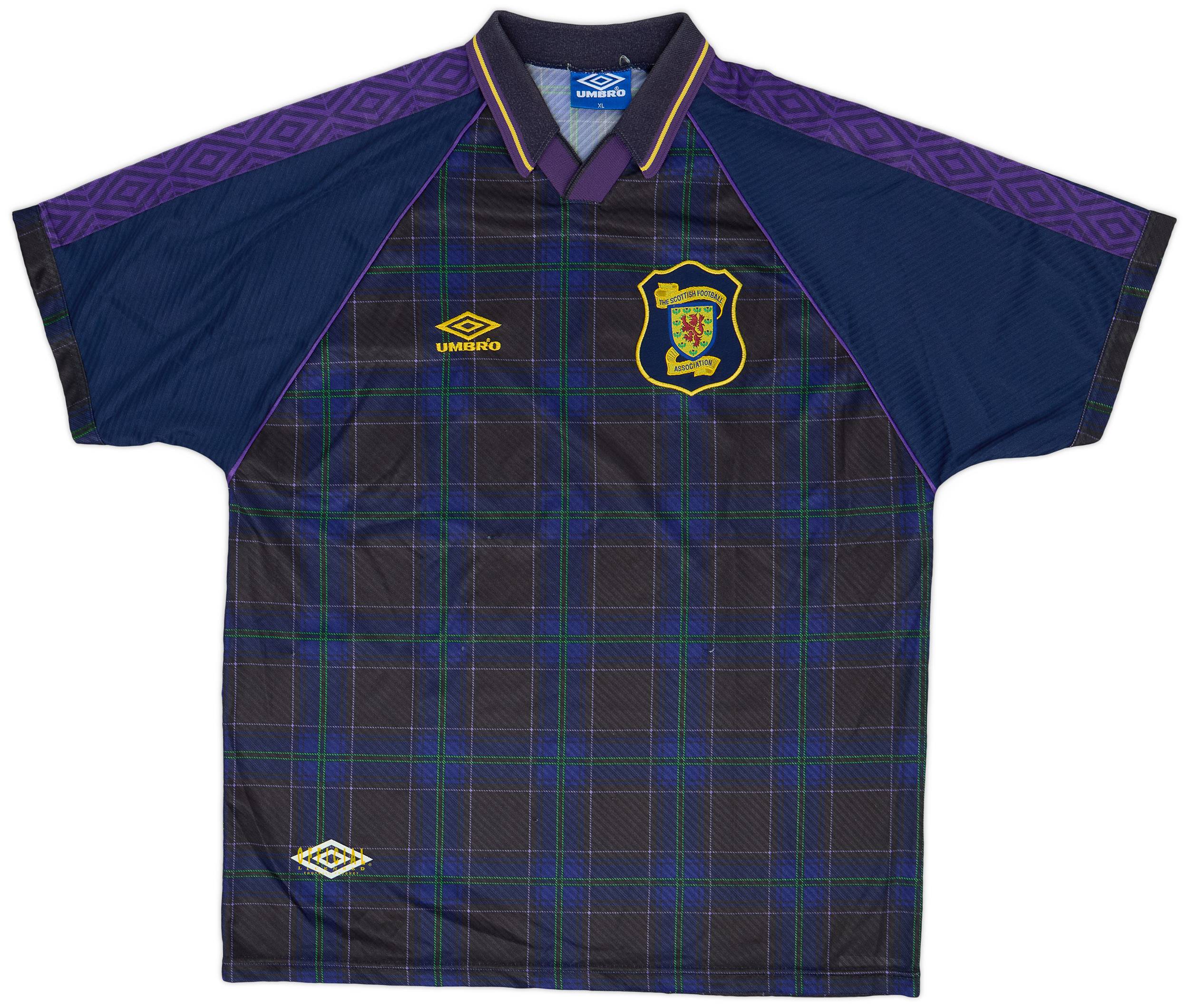 1994-96 Scotland Home Shirt - 8/10 - (XL)