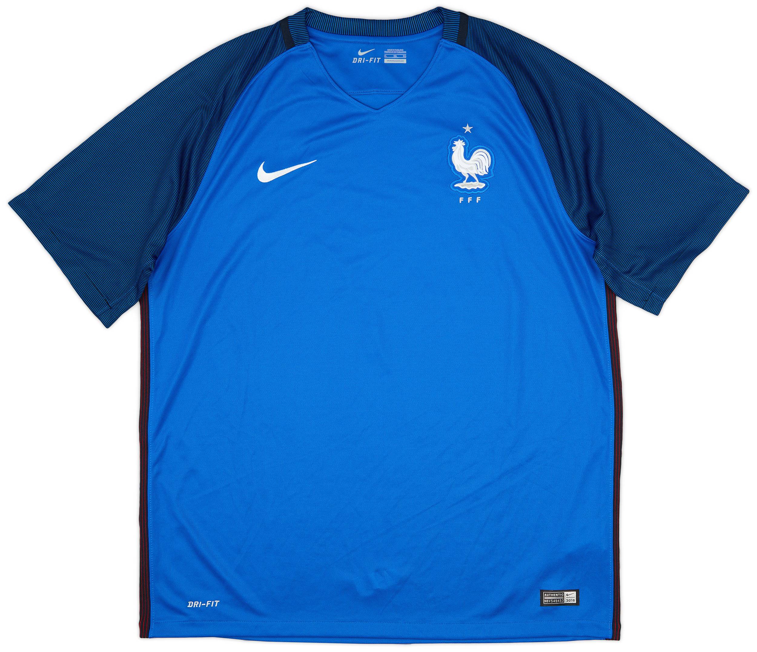 2016-17 France Home Shirt - 10/10 - (XL)