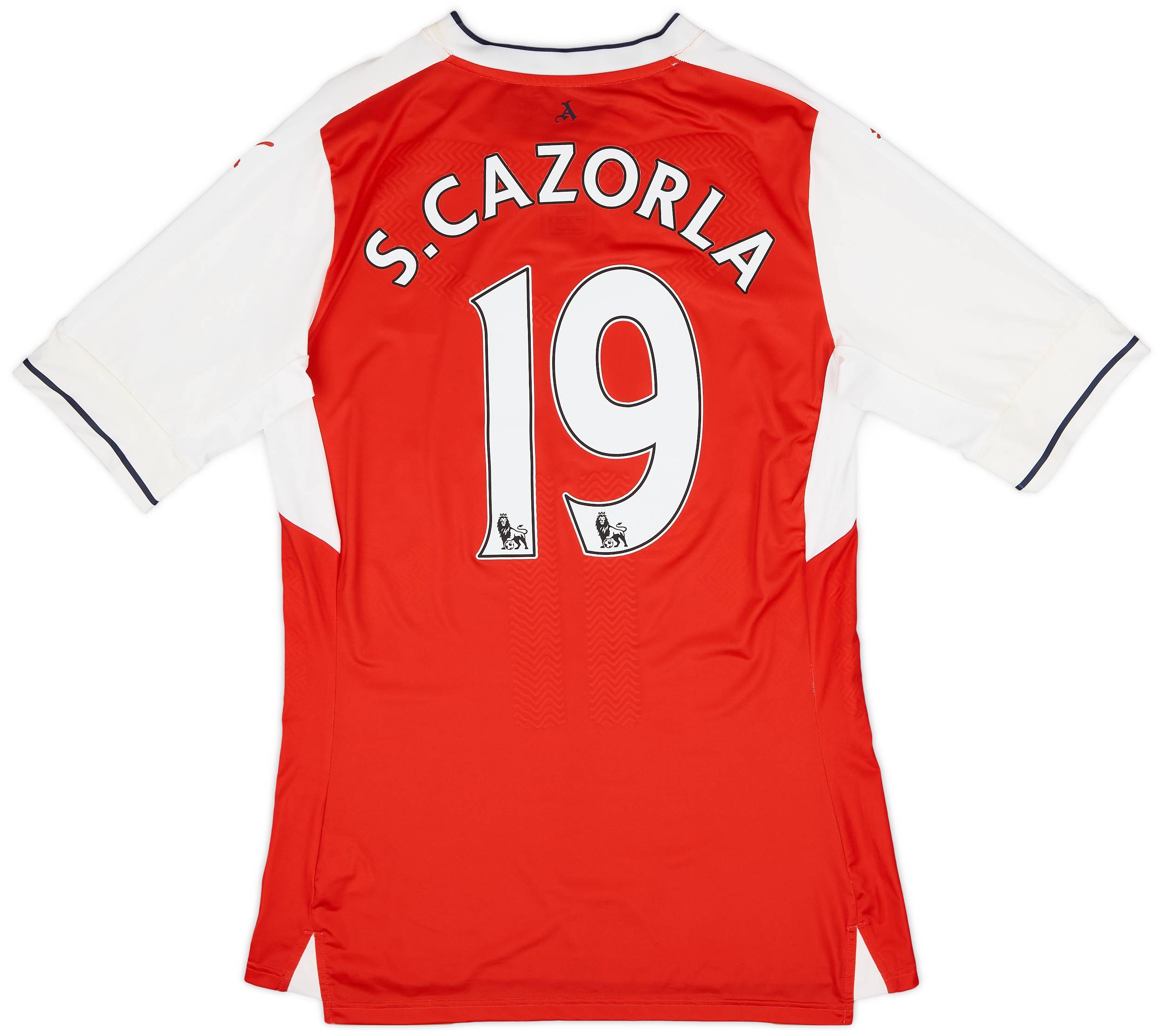 2016-17 Arsenal Player Issue Home ACTV Fit Shirt S. Cazorla #19 (XL)