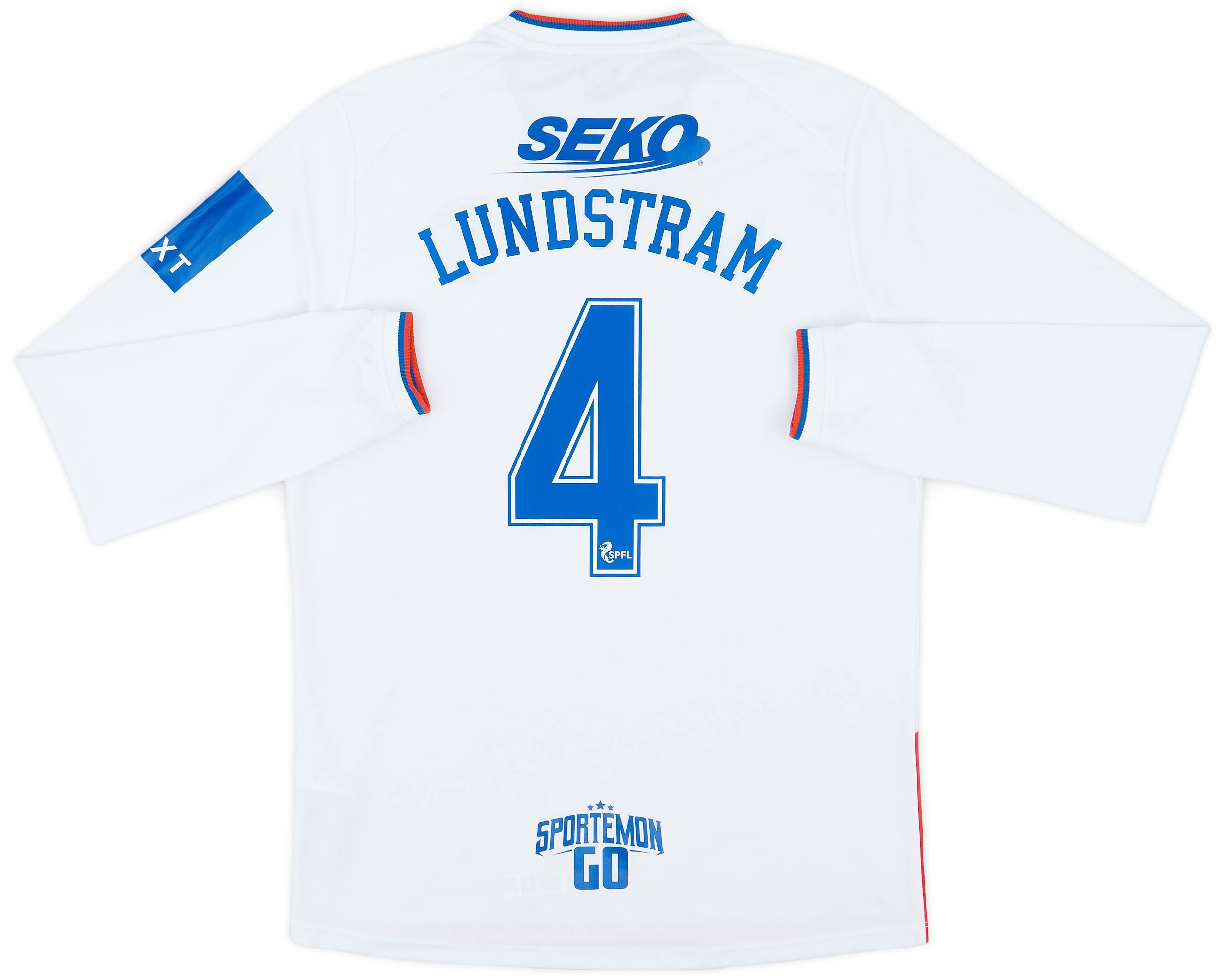 2022-23 Rangers Away L/S Shirt Lundstram #4 - 8/10 - (L)