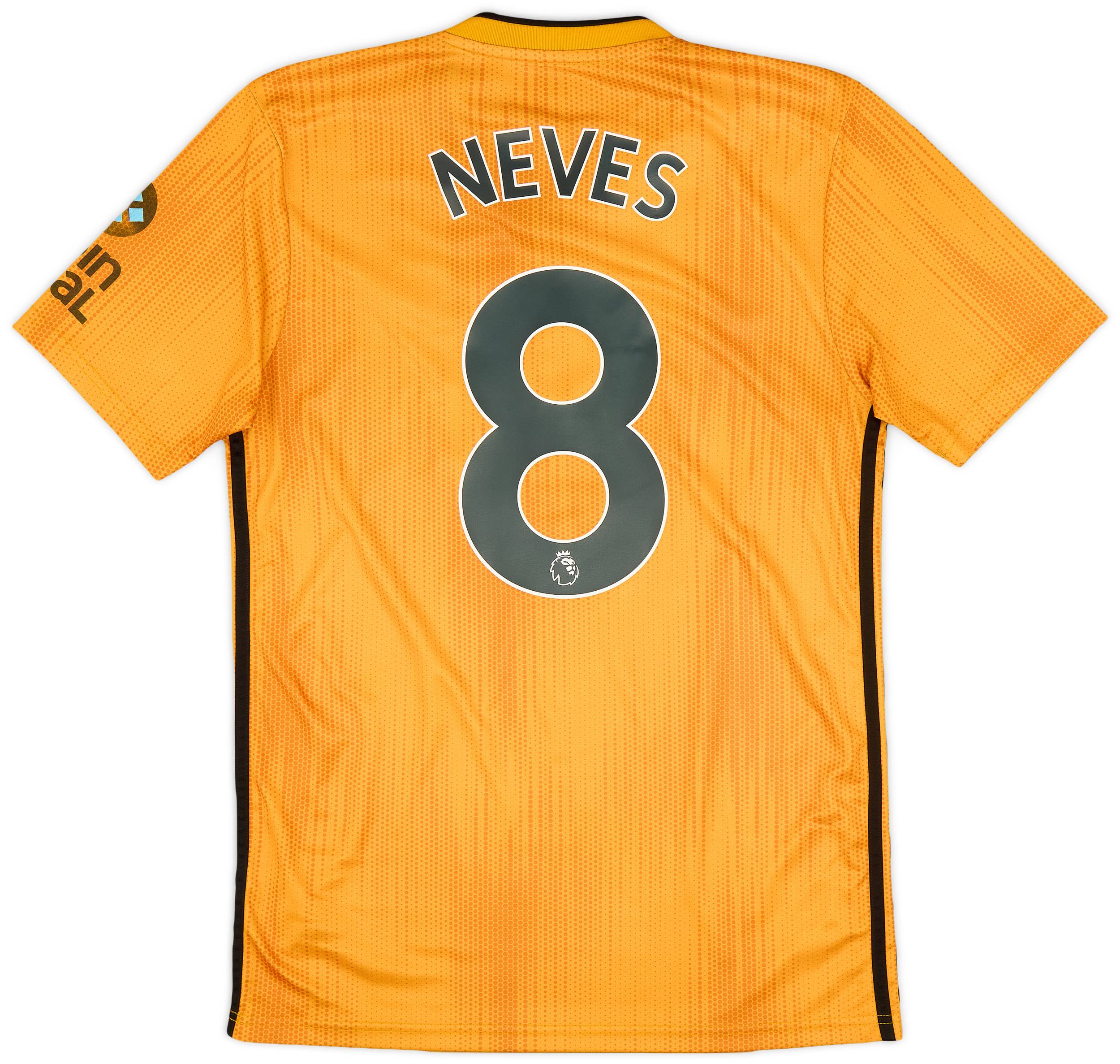 2019-20 Wolves Home Shirt Neves #8 - 7/10 - (S)