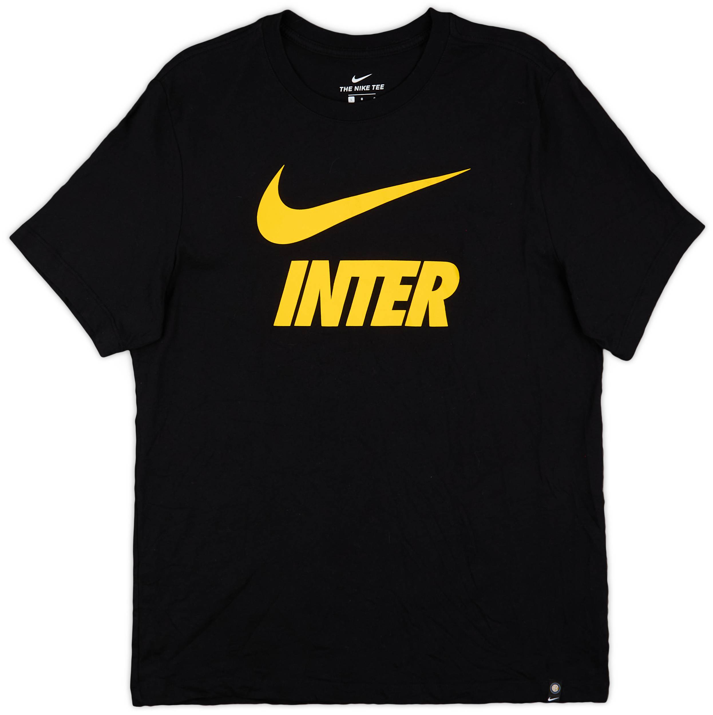 2020-21 Inter Milan Nike Cotton Tee - 8/10 - (L)