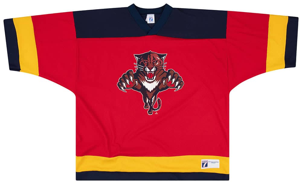 1993-98 Florida Panthers Vanbiesbrouck #34 Logo 7 Jersey (Away) XXL