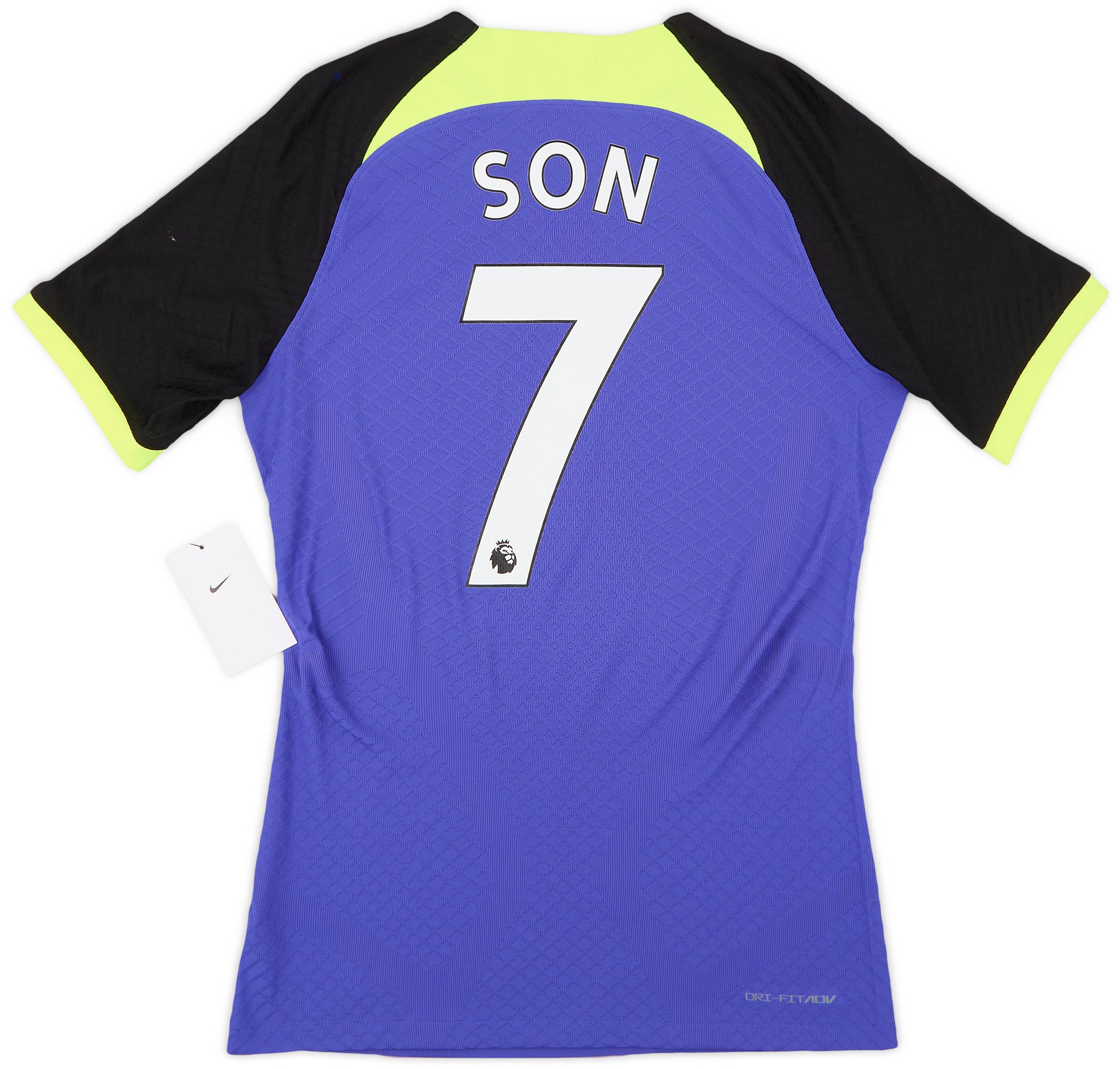 2022-23 Tottenham Authentic Away Shirt Son #7 (S)