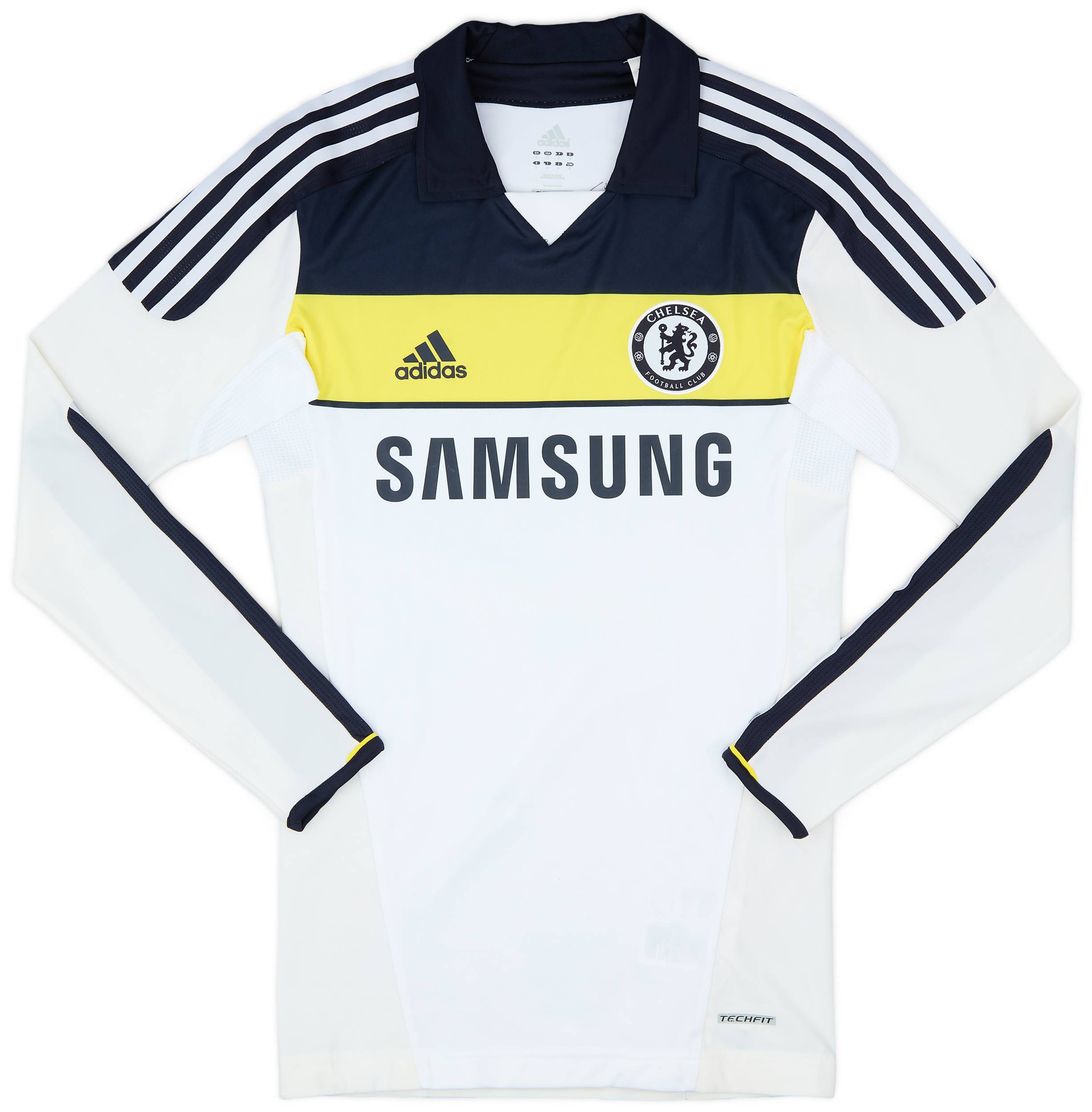 2011-12 Chelsea Techfit Player Issue Third L/S Shirt - 8/10 - (L)
