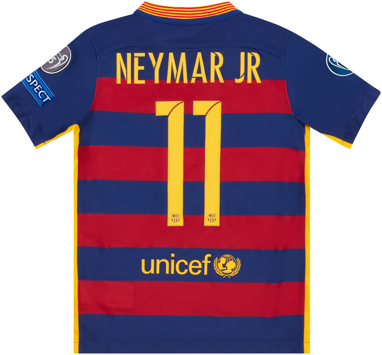 2015-16 Barcelona Home CL Shirt Neymar Jr #11 KIDS