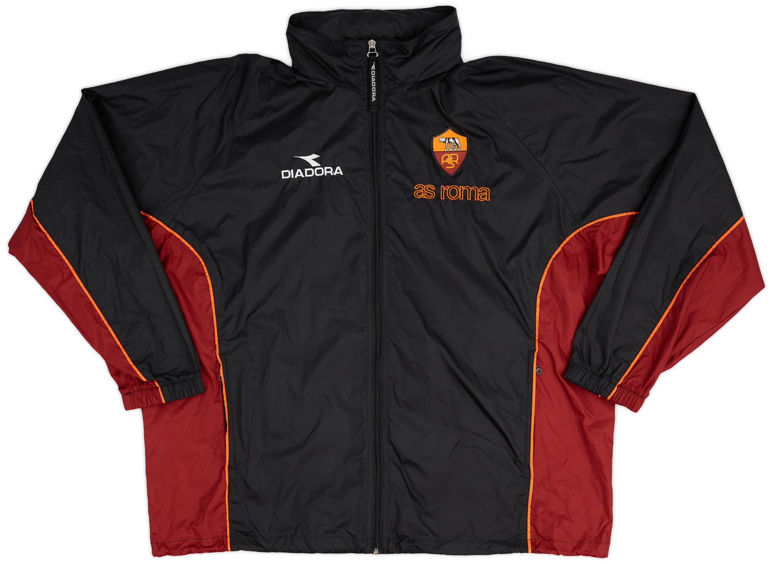 1999-00 Roma Diadora Hooded Rain Jacket - 8/10 - (XL)