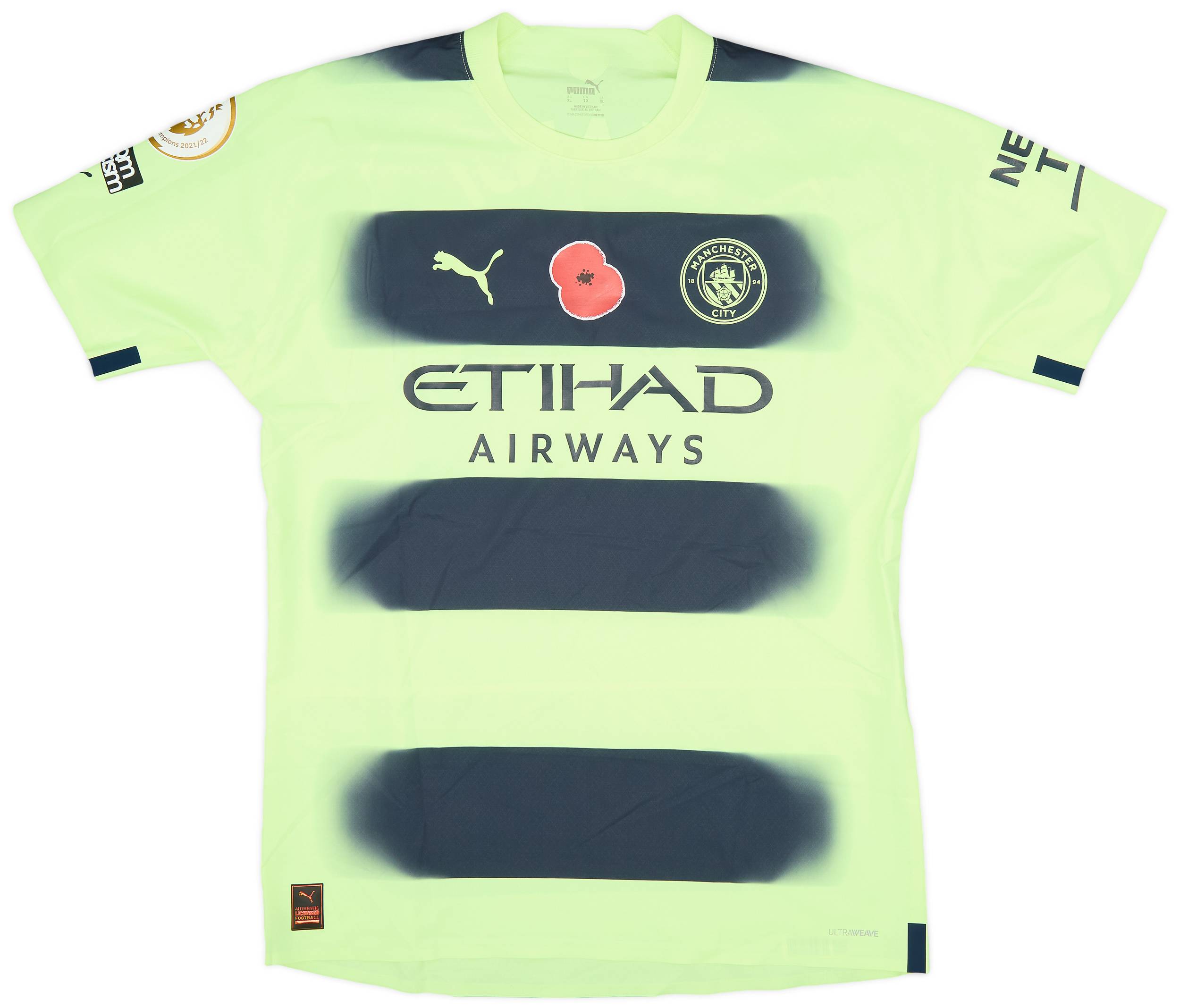 2022-23 Manchester City Match Issue Third Shirt Akanji #25