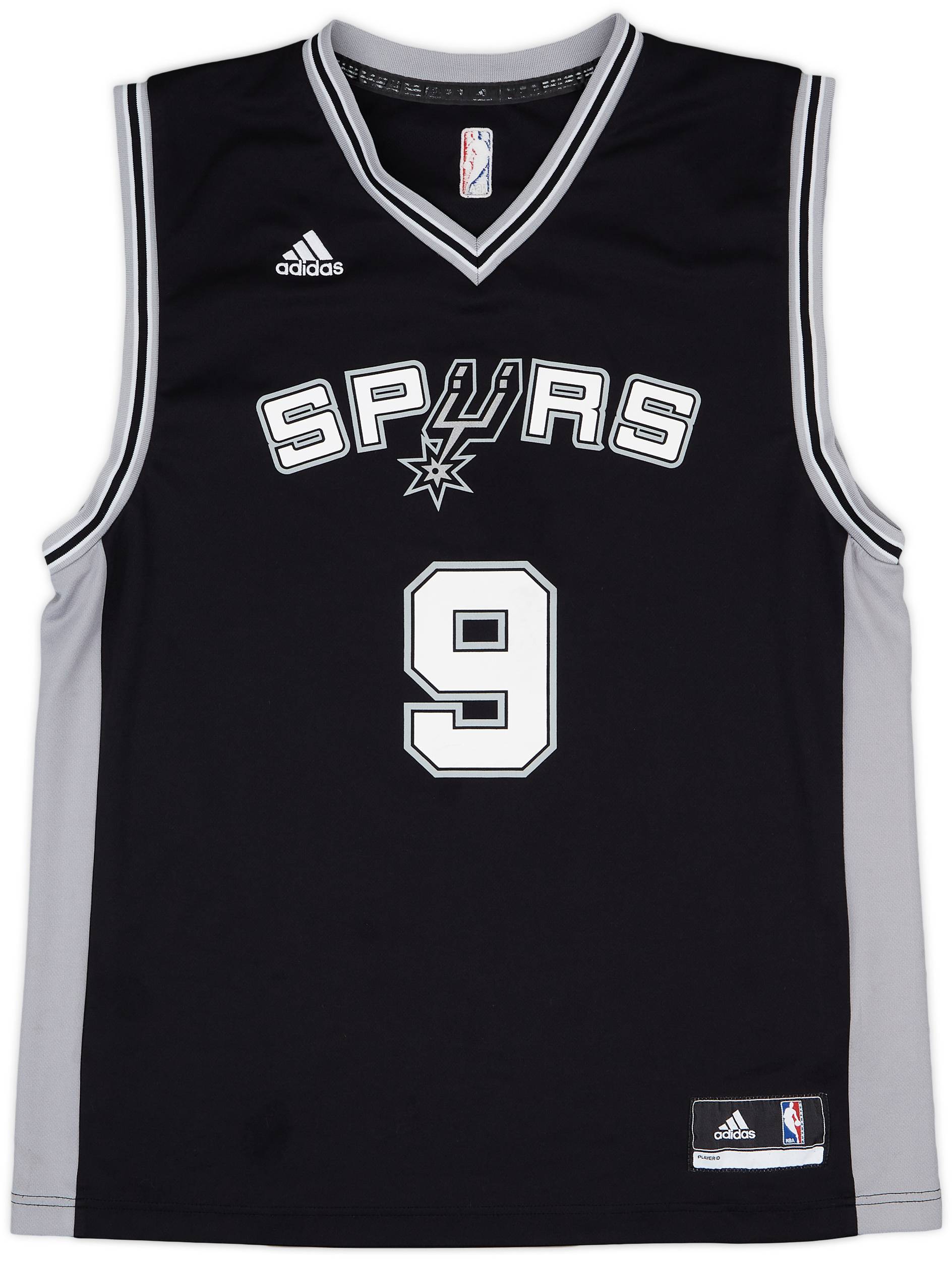 2014-17 San Antonio Spurs Parker #9 adidas Away Jersey - 6/10 - (L)