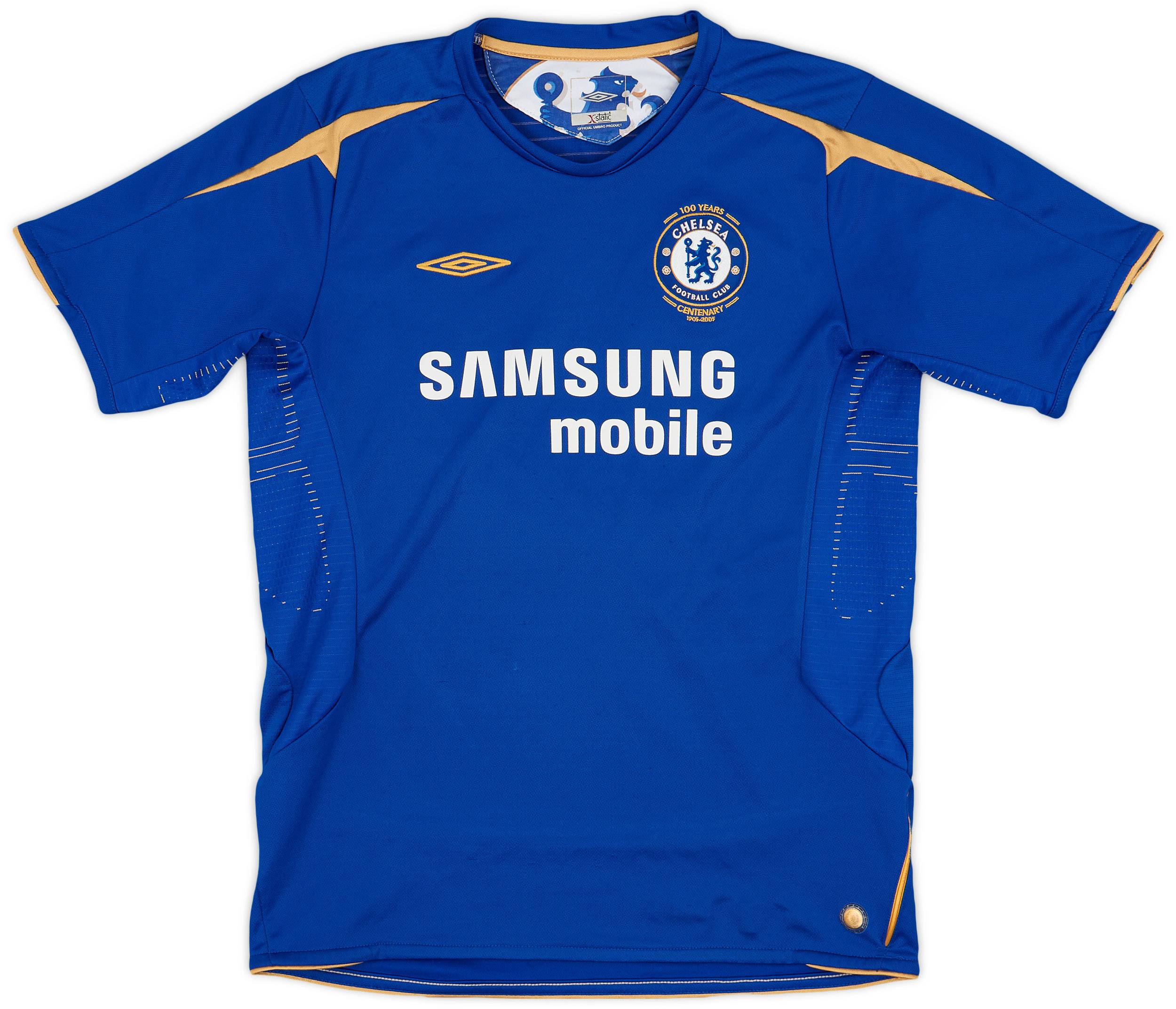2005-06 Chelsea Centenary Home Shirt - 8/10 - (XL.Boys)