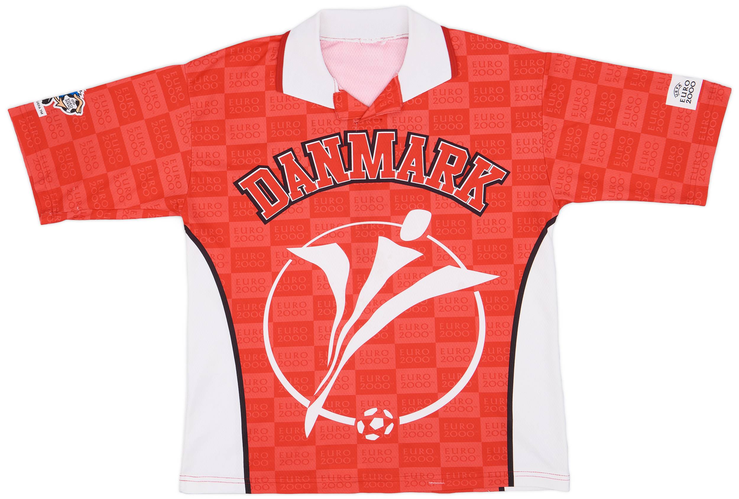 2000 Denmark 'Euro 2000' Training Shirt - 8/10 - (L)
