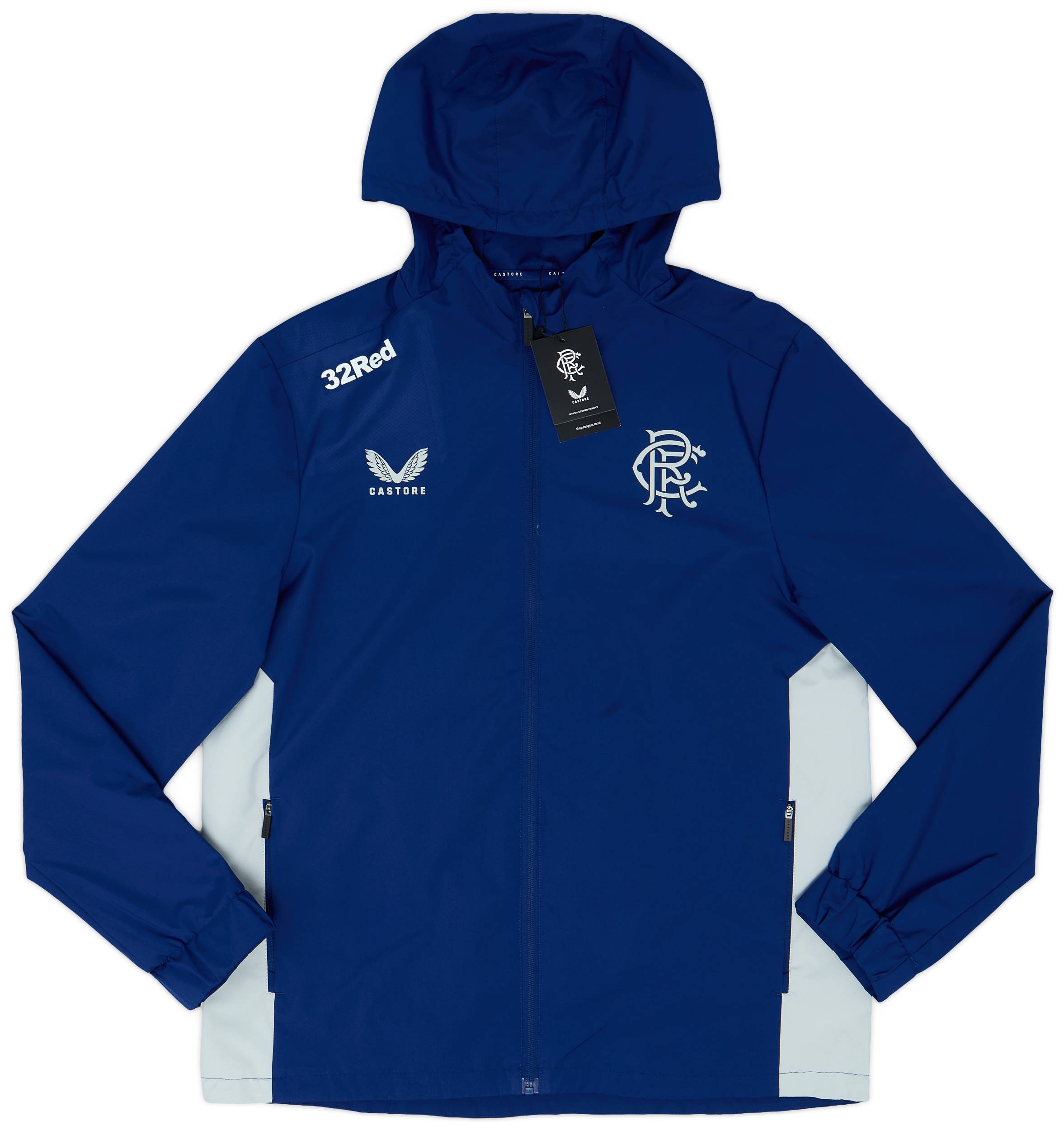 2023-24 Rangers Castore Training Lightweight Jacket (S)