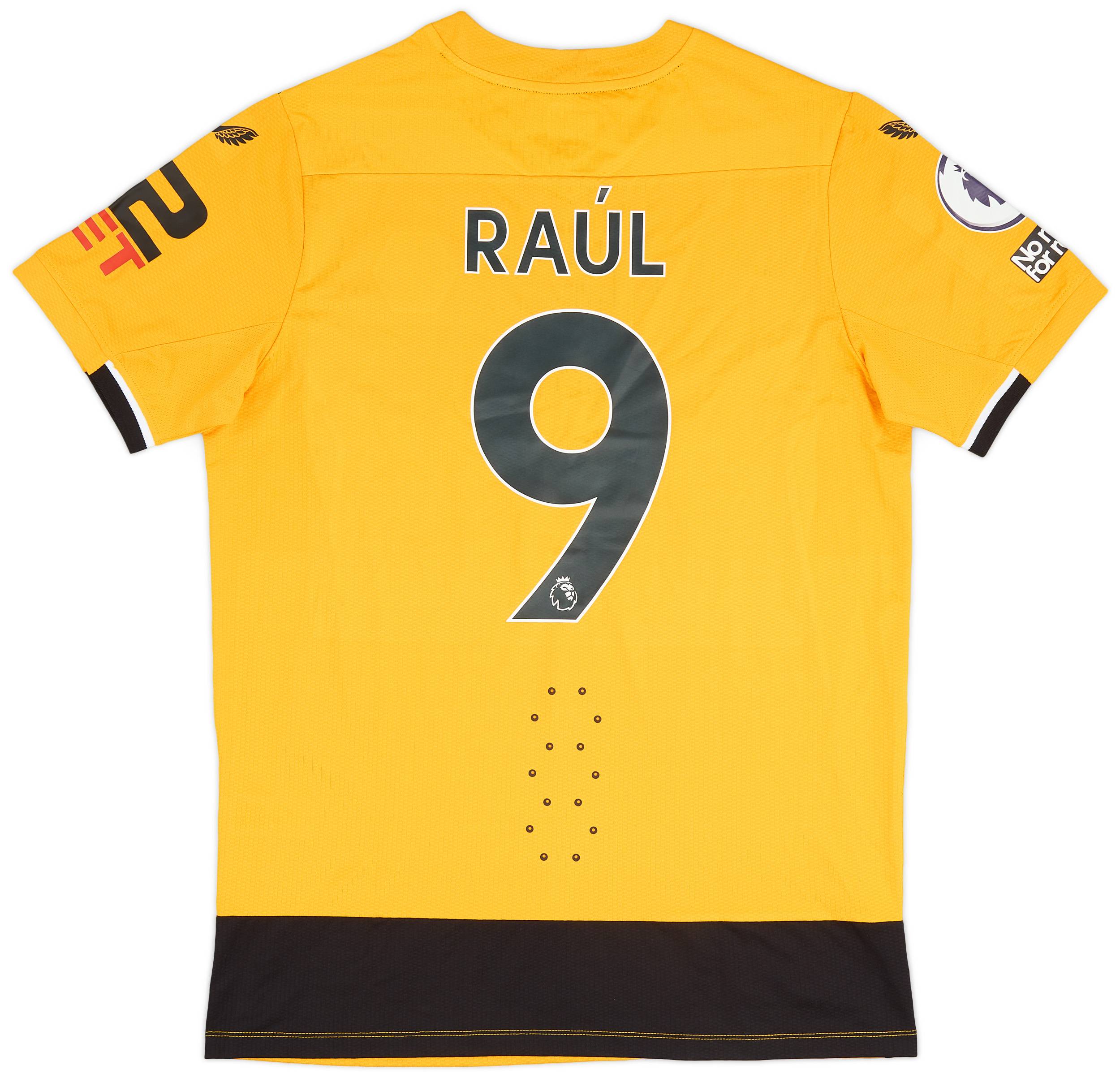 2022-23 Wolves Match Issue Home Shirt Raúl #9