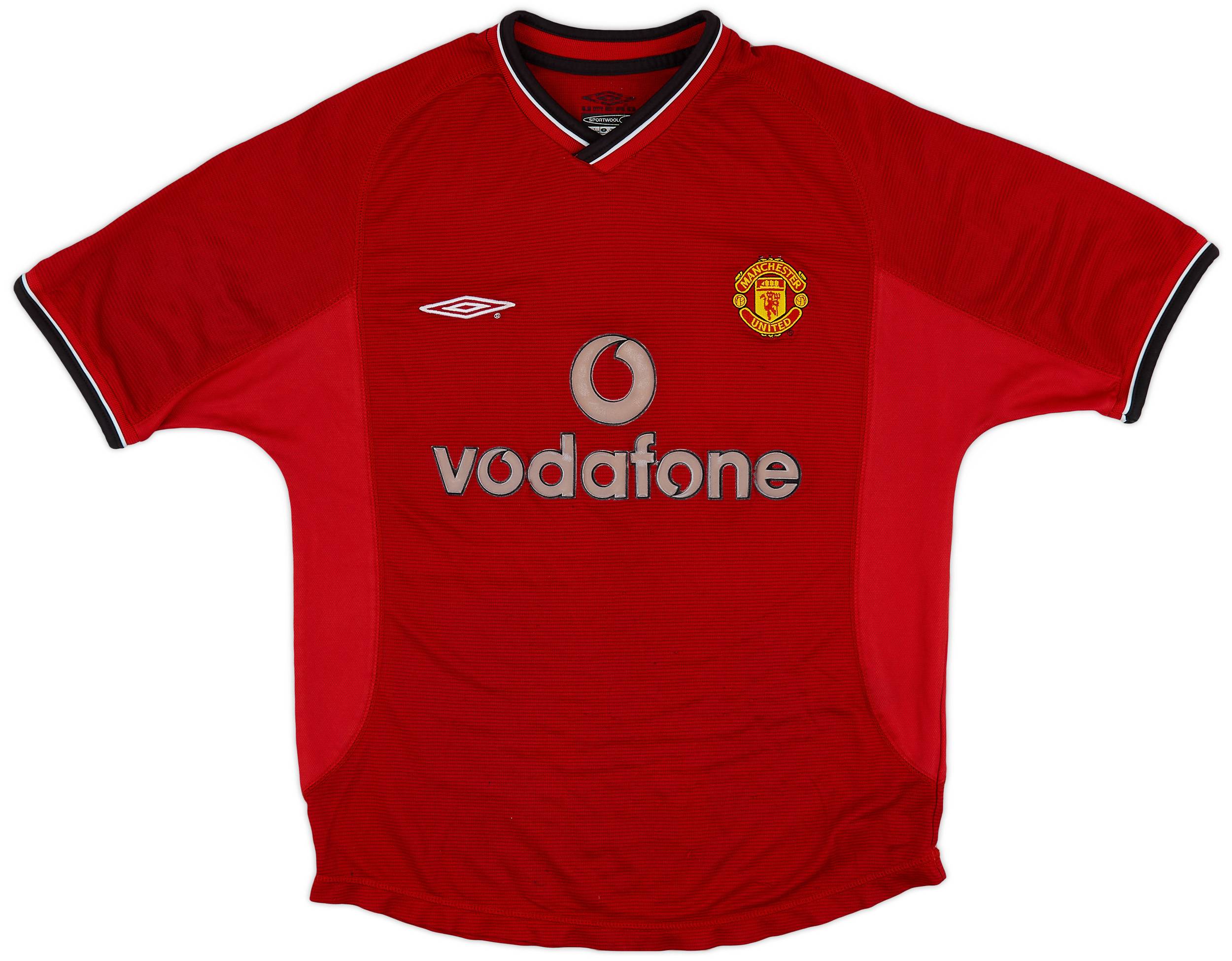 2000-02 Manchester United Home Shirt - 3/10 - (Y)
