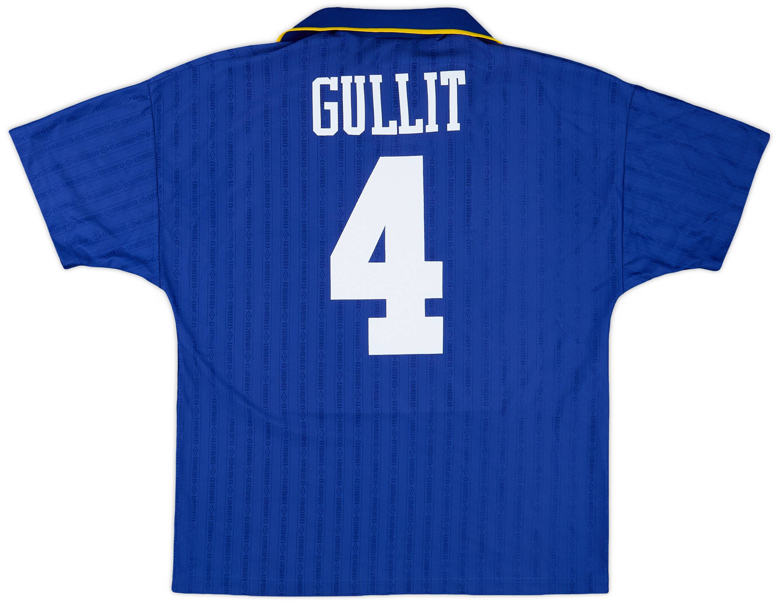 1995-97 Chelsea Home Shirt Gullit #4 - 6/10 - (L)