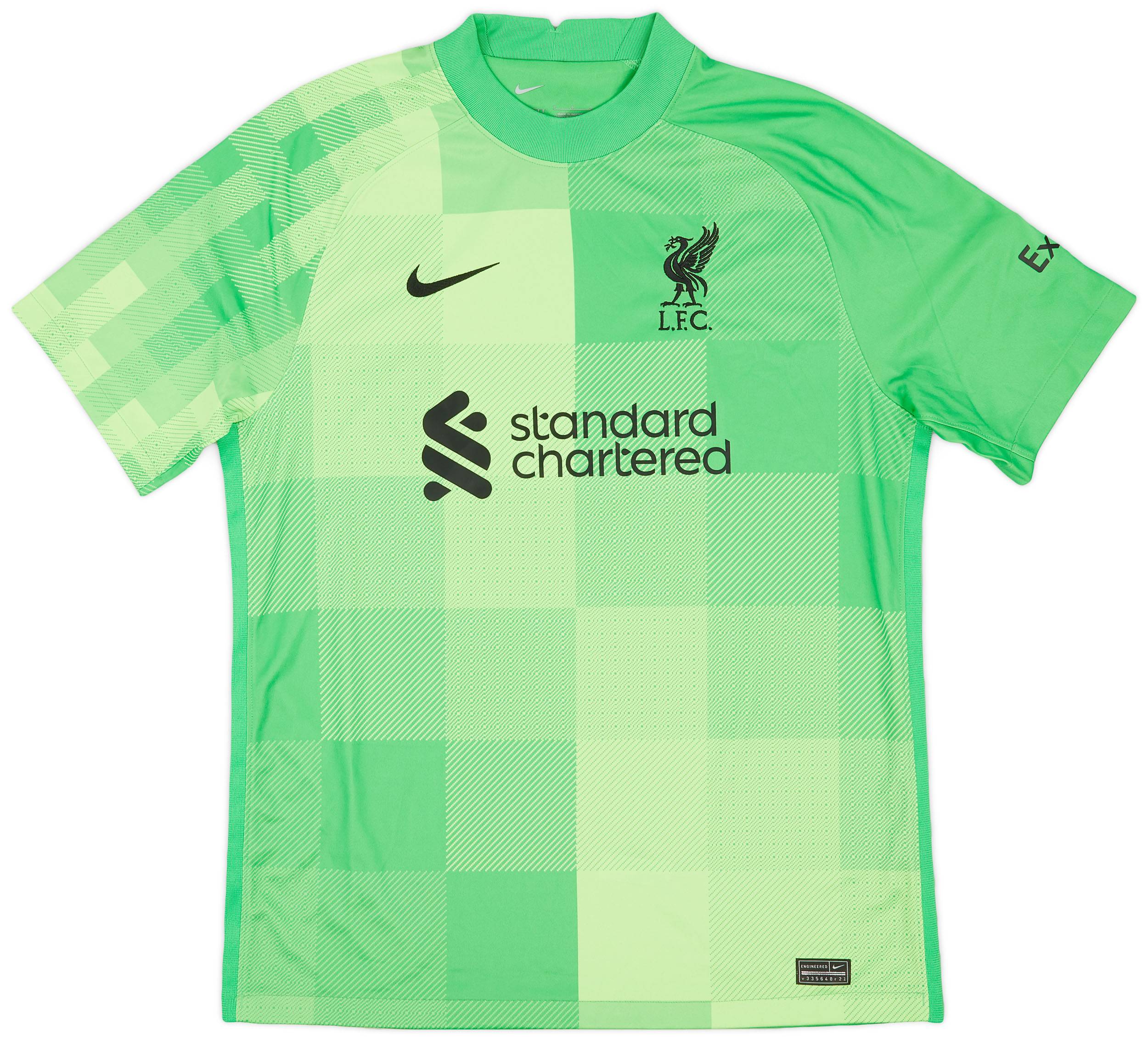 2021-22 Liverpool GK Shirt - 9/10 - (L)