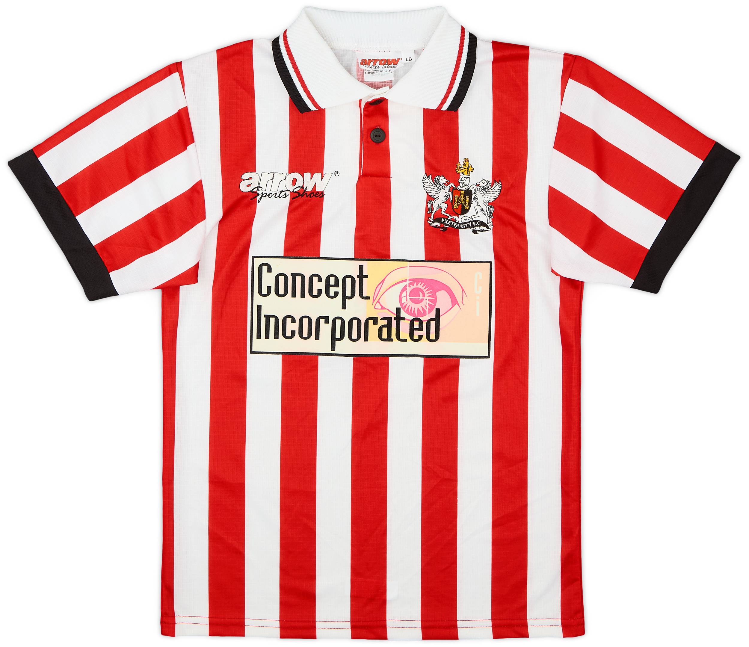1997-98 Exeter City Home Shirt - 9/10 - (L.Boys)