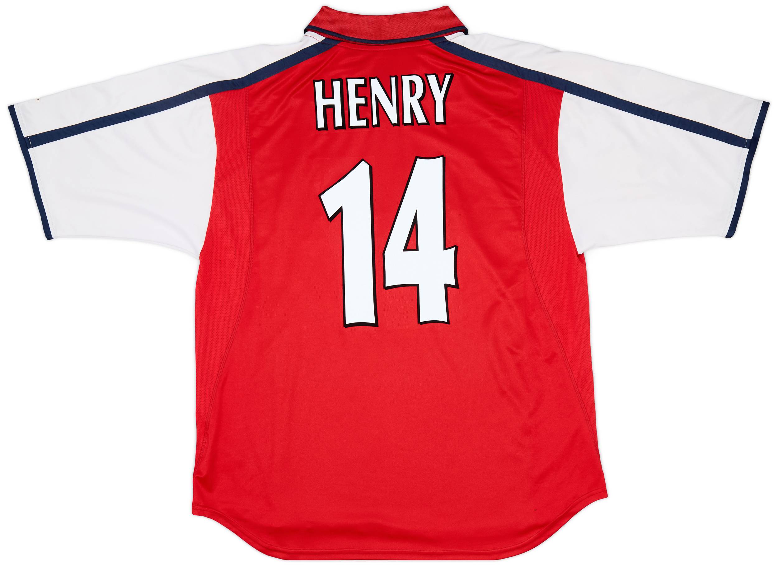 2000-02 Arsenal Home Shirt Henry #14 - 8/10 - (XL)