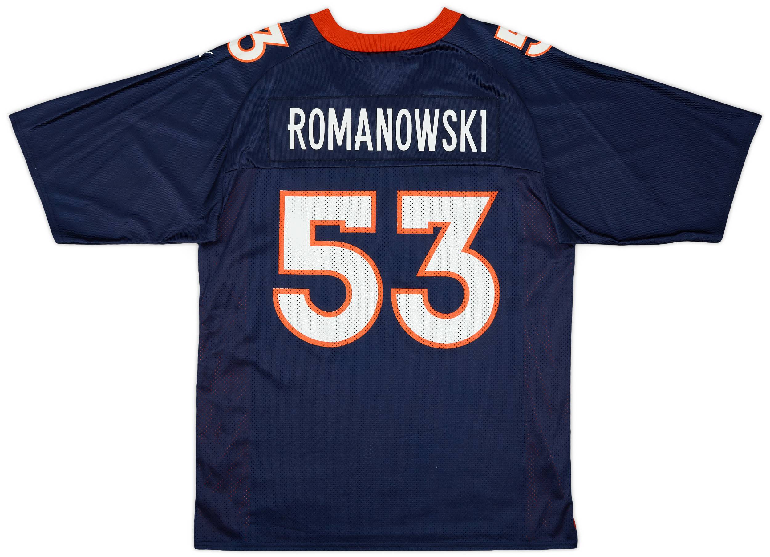 1998-01 Denver Broncos Romanowski #53 Puma Home Jersey - 8/10 - (L)