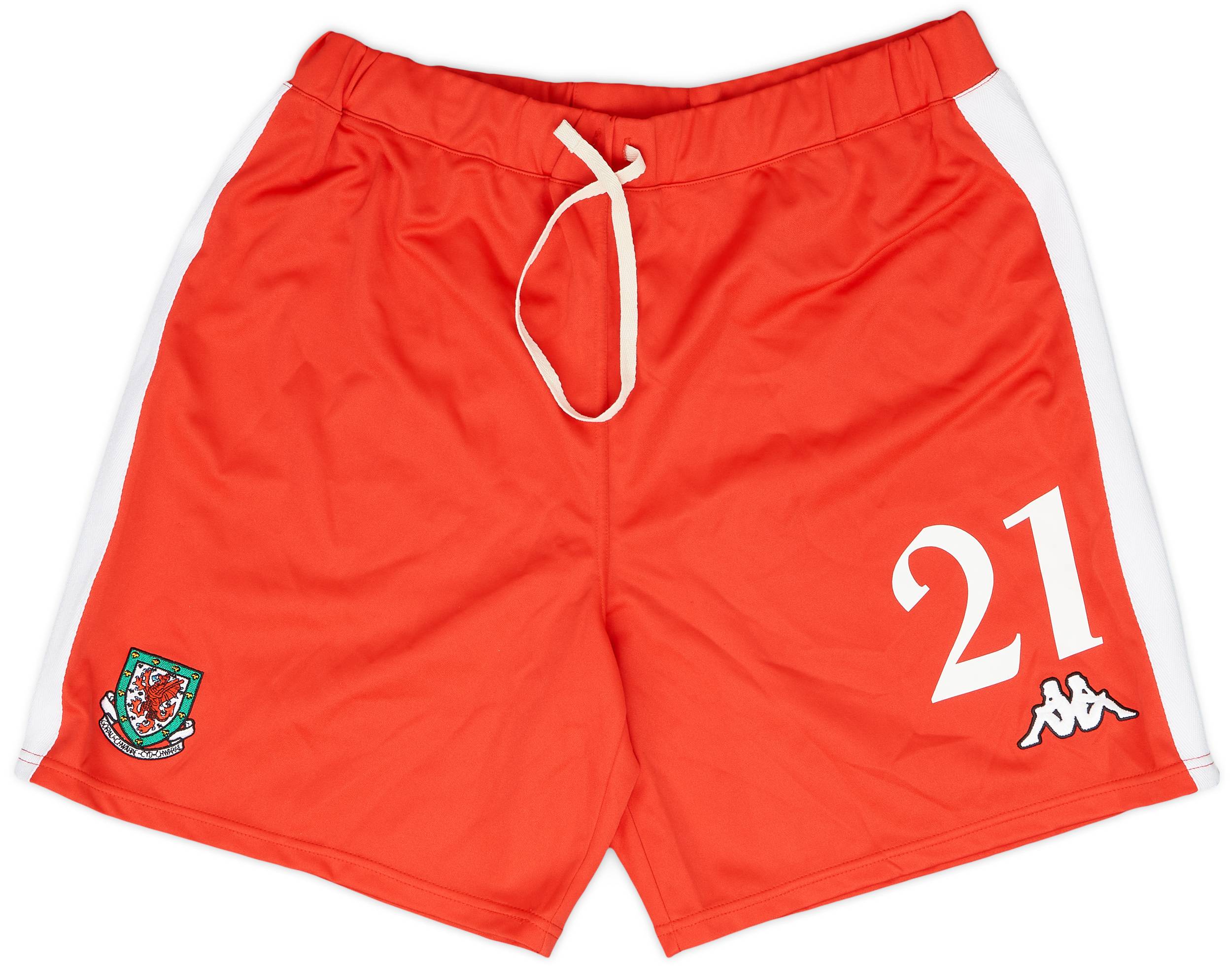 2006-07 Wales Match Issue Home Shorts #21