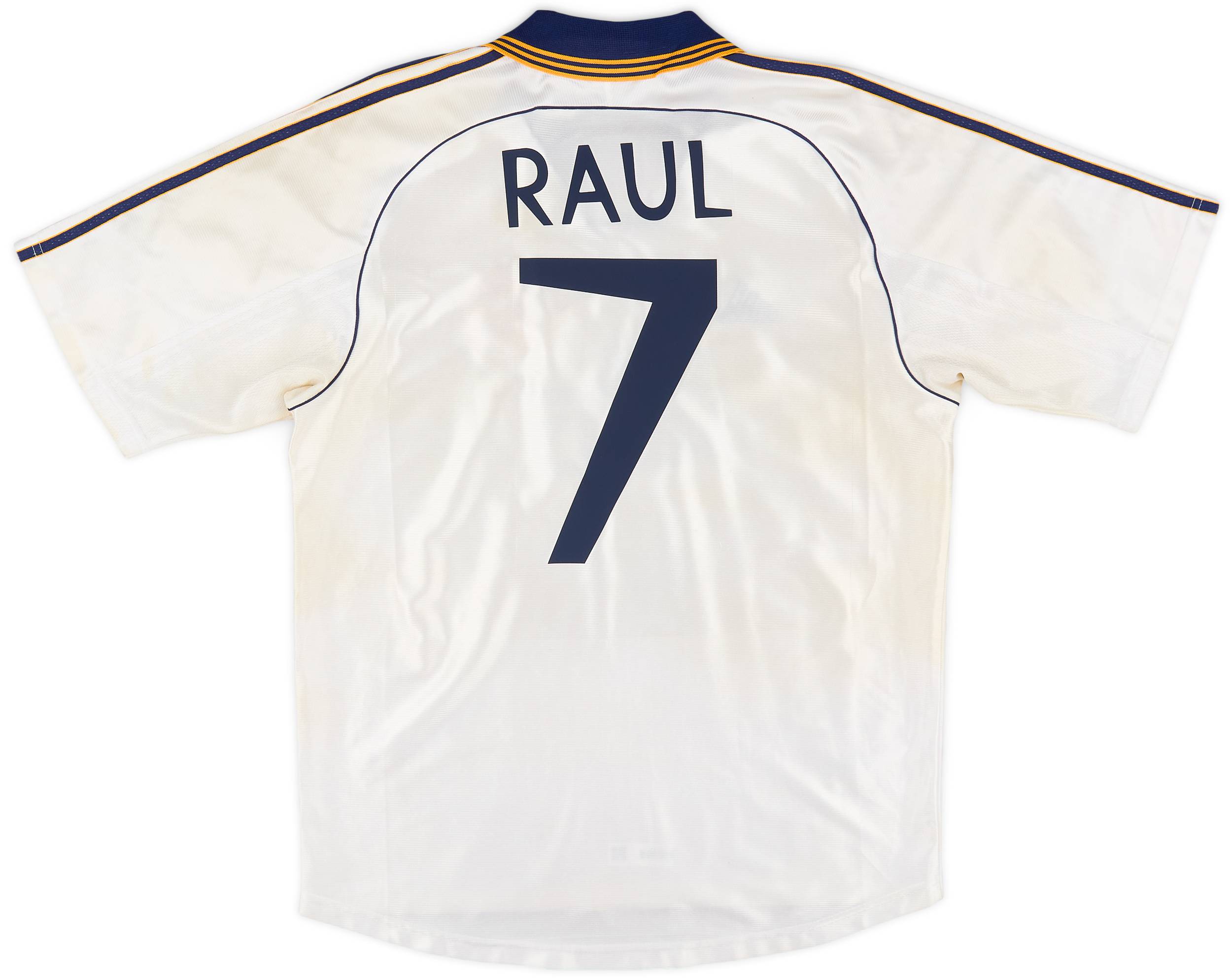 1998-00 Real Madrid Home Shirt Raul #7 - 6/10 - (M)