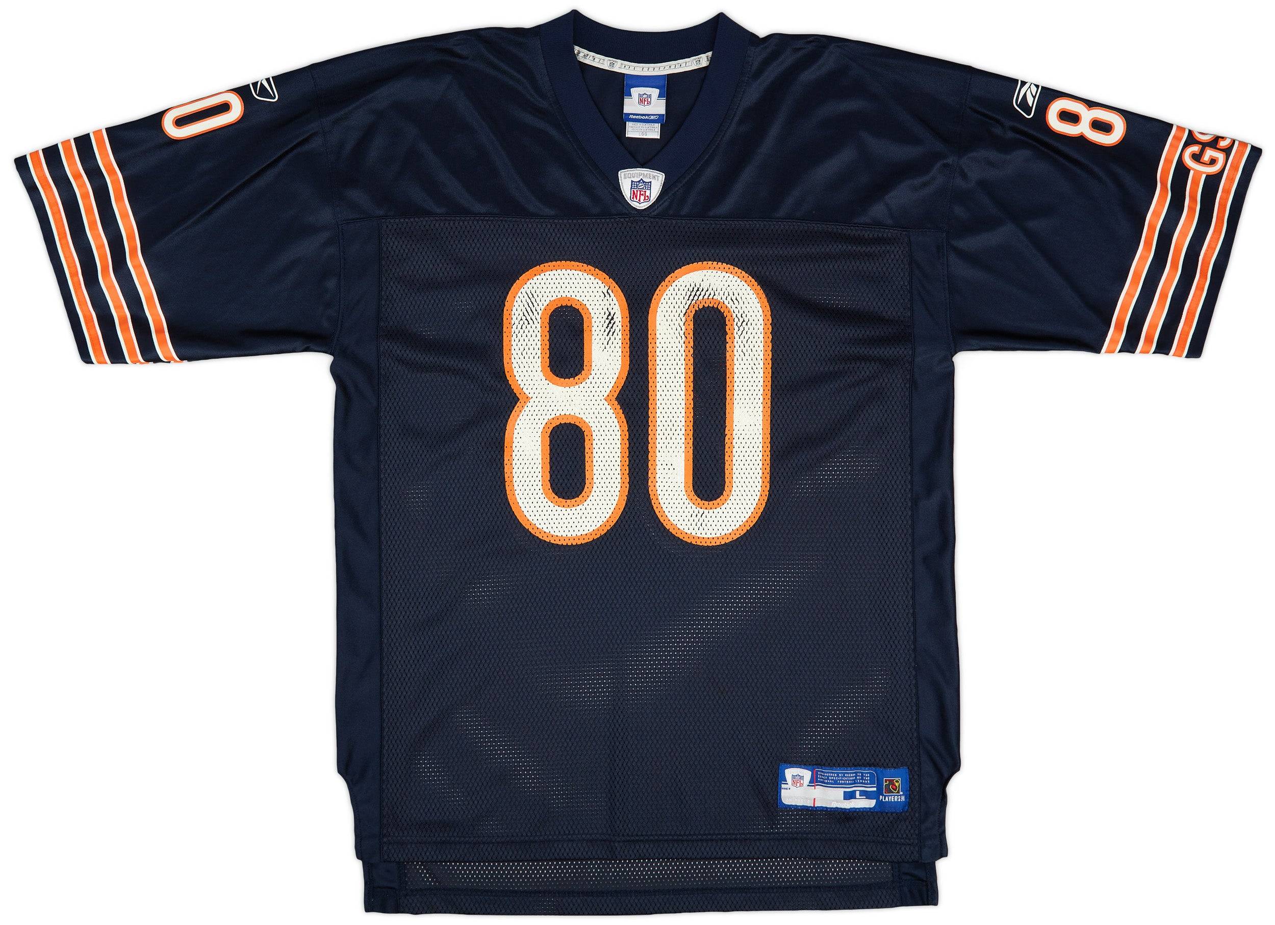 2005-06 Chicago Bears Berrian #80 Reebok On Field Jersey (Home) L