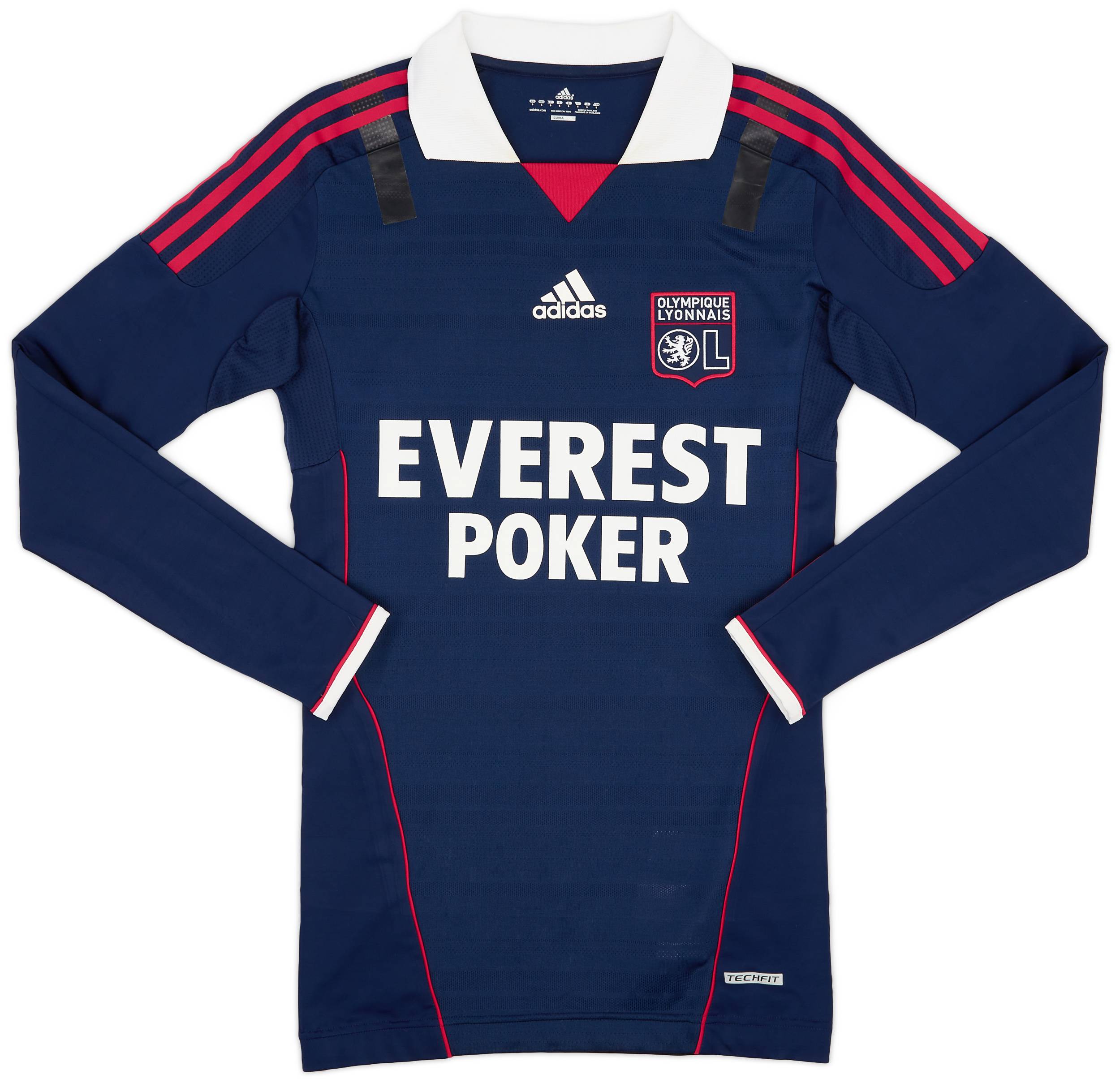 2011-12 Lyon Player Issue TechFit Away L/S Shirt - 6/10 - (M)