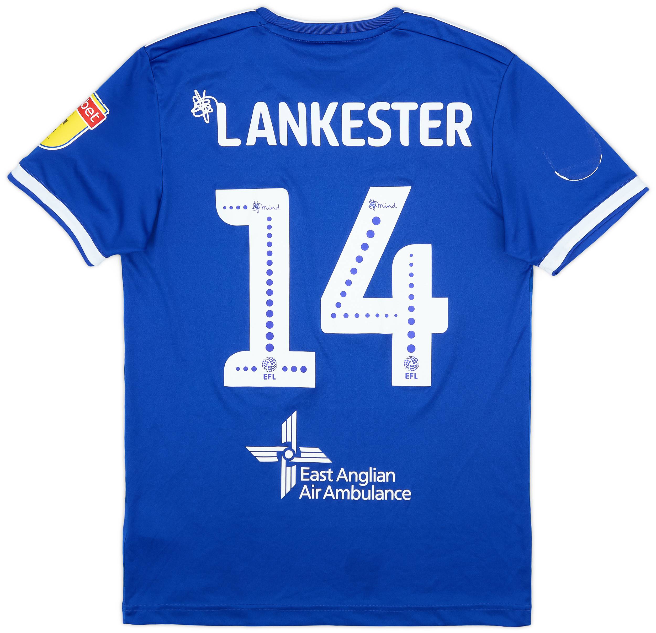 2019-20 Ipswich Home Shirt Lankester #14 - 5/10 - (S)