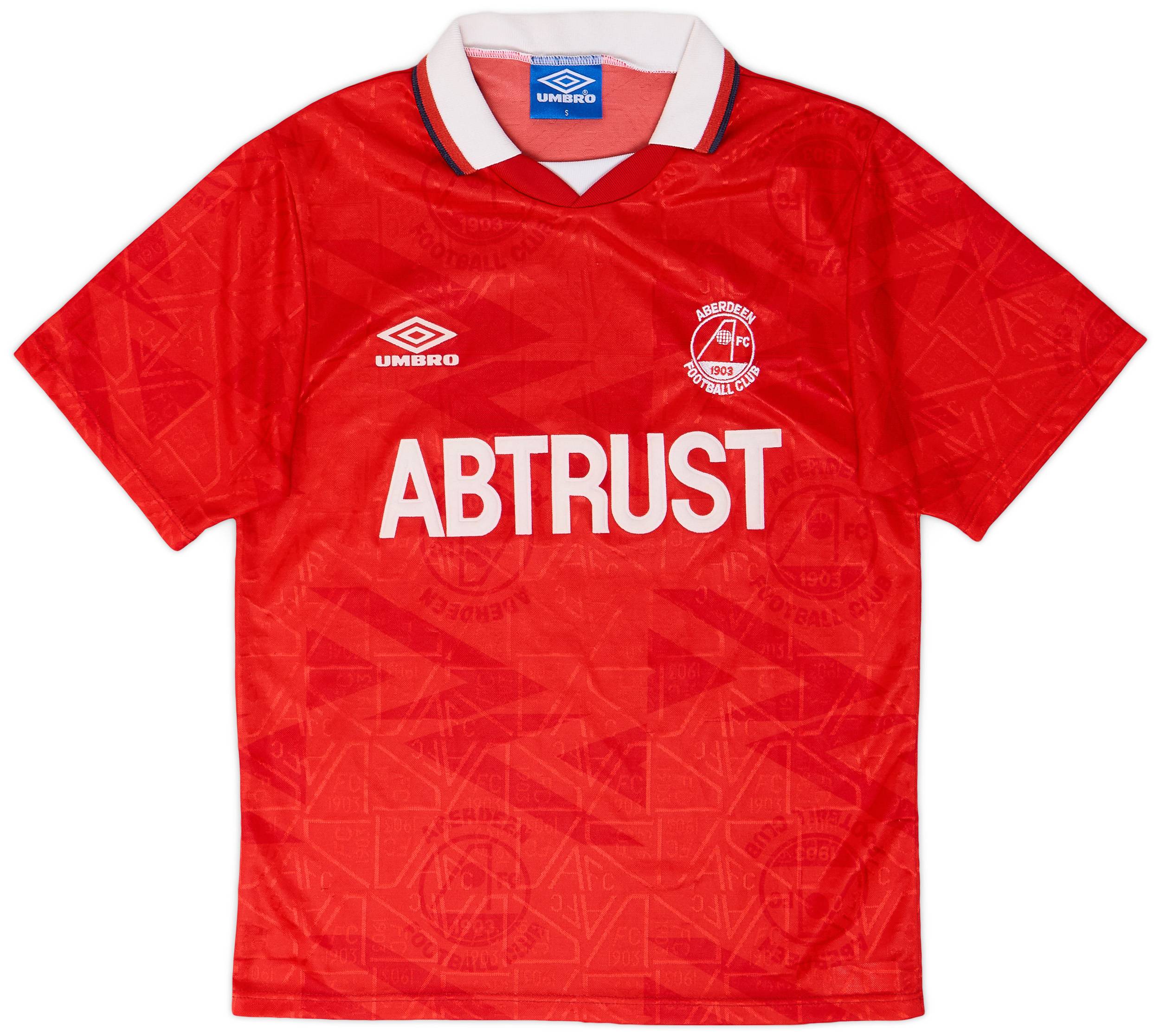 1992-93 Aberdeen Home Shirt - 9/10 - (S)