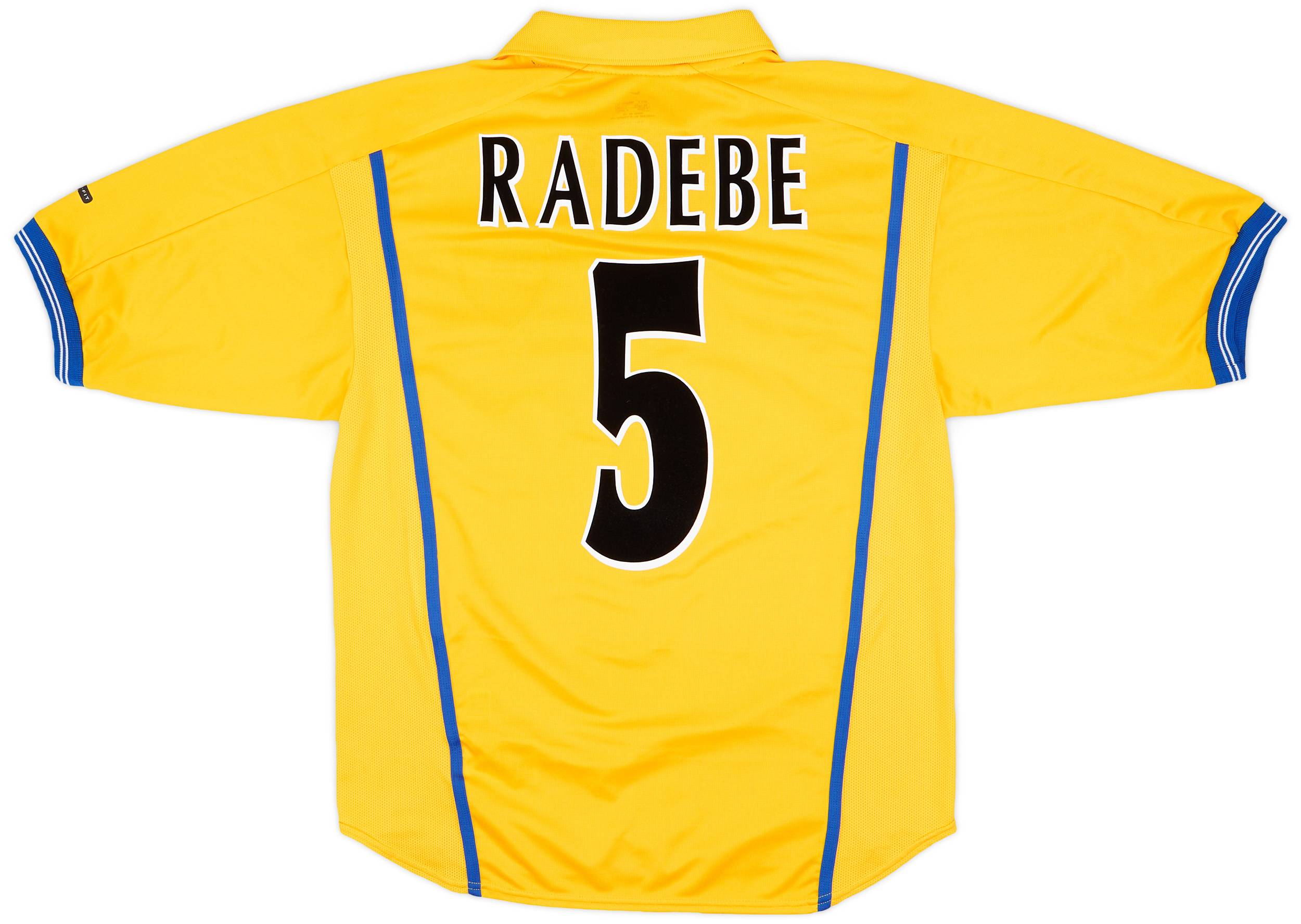 2000-02 Leeds United Away Shirt Radebe #5 - 8/10 - (S)