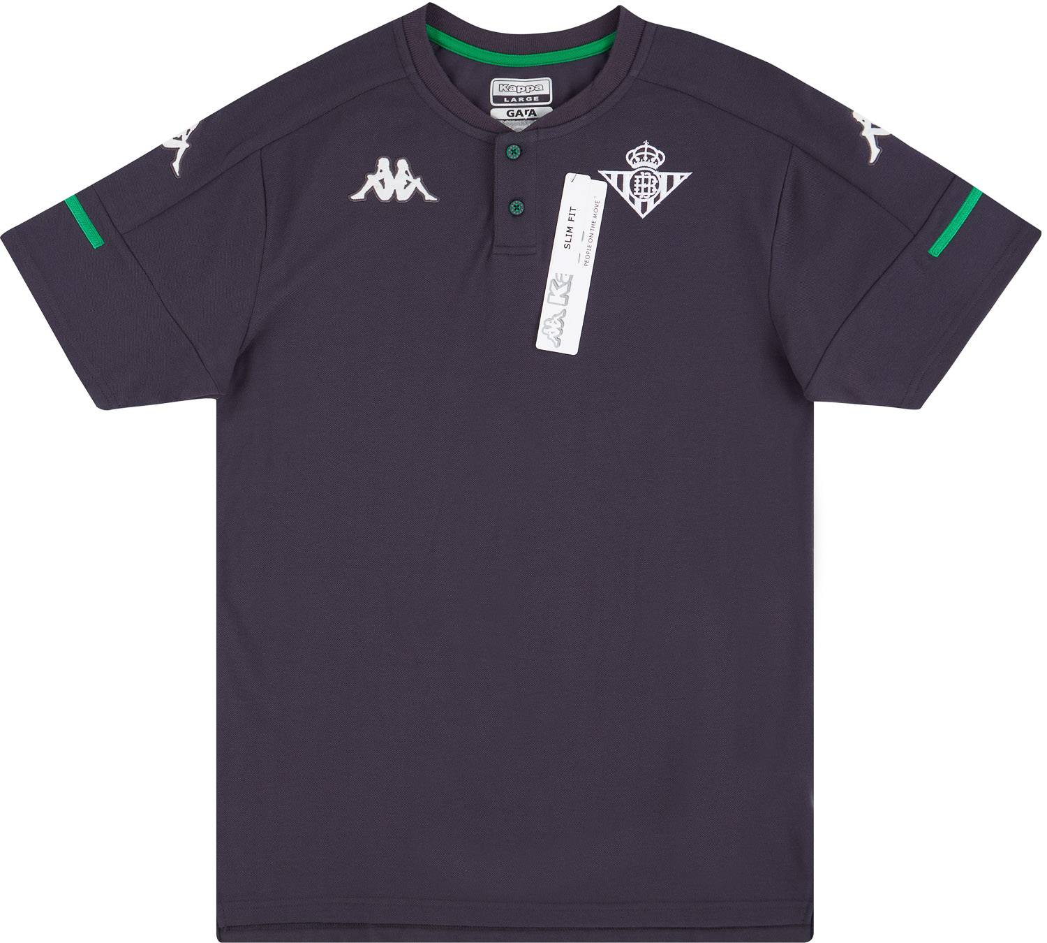 2020-21 Real Betis Kappa Polo T-Shirt - NEW