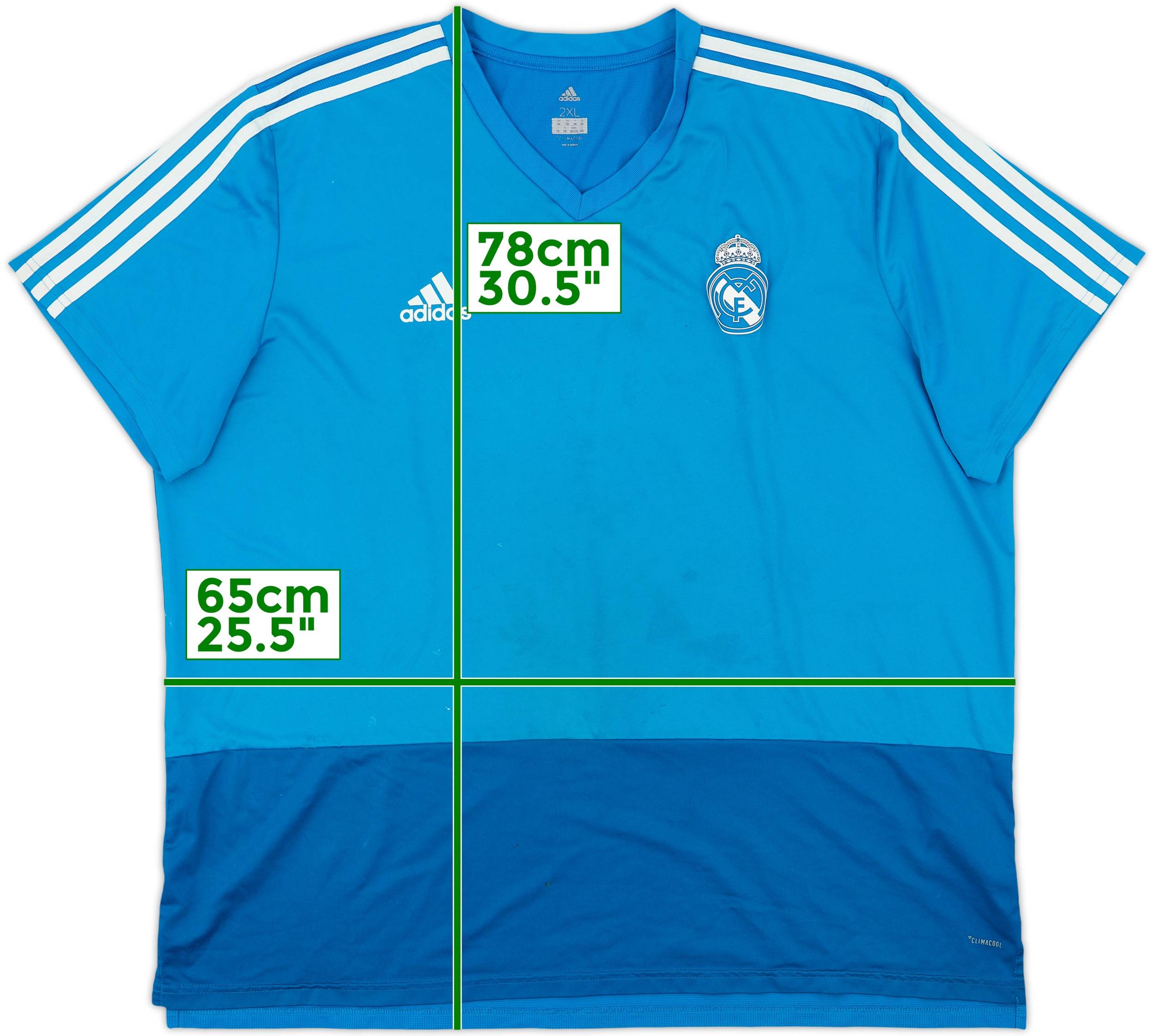 2018-19 Real Madrid adidas Training Shirt - 6/10 - (XXL)