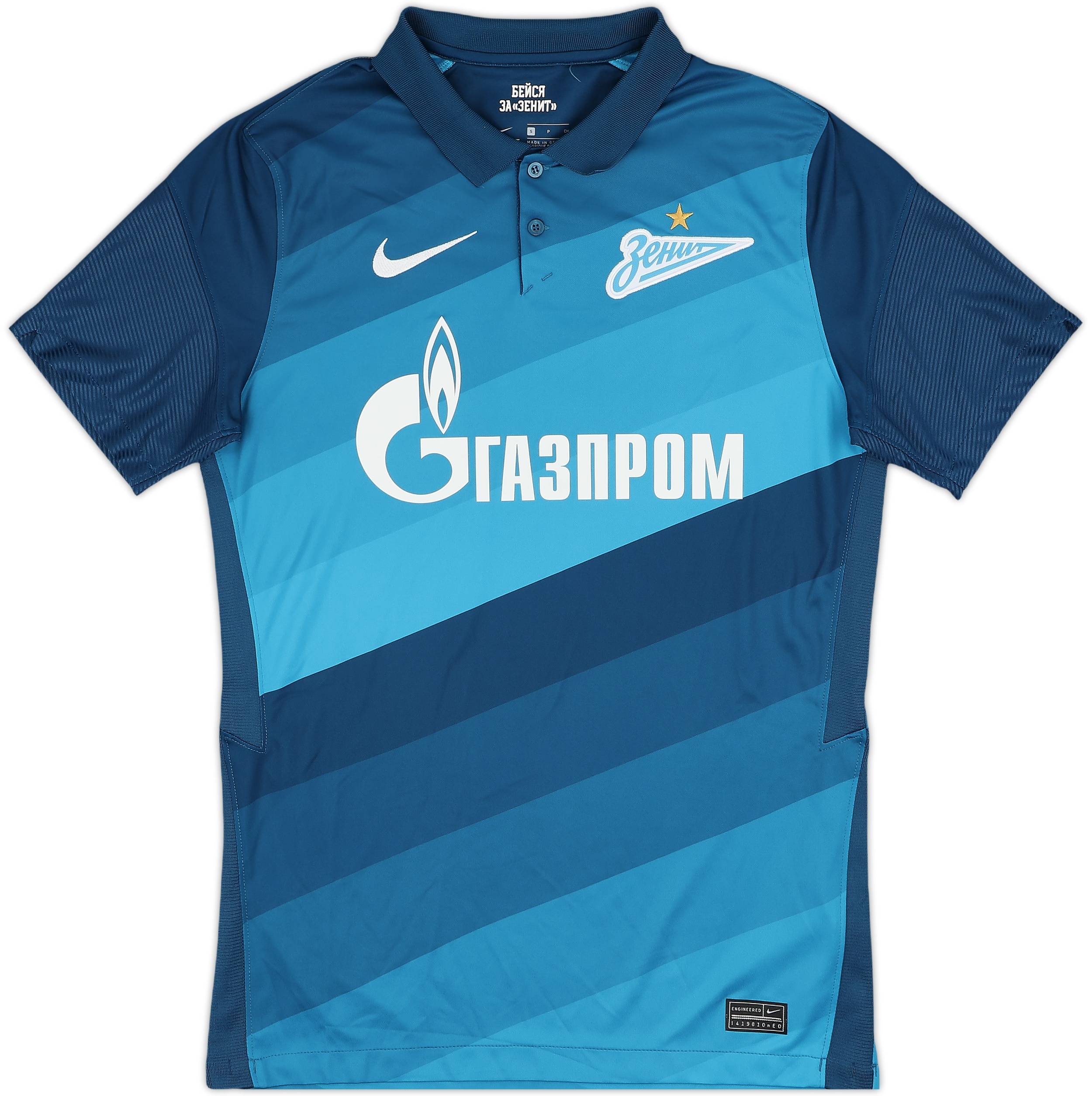2020-21 Zenit St. Petersburg Home Shirt - 10/10 - (S)