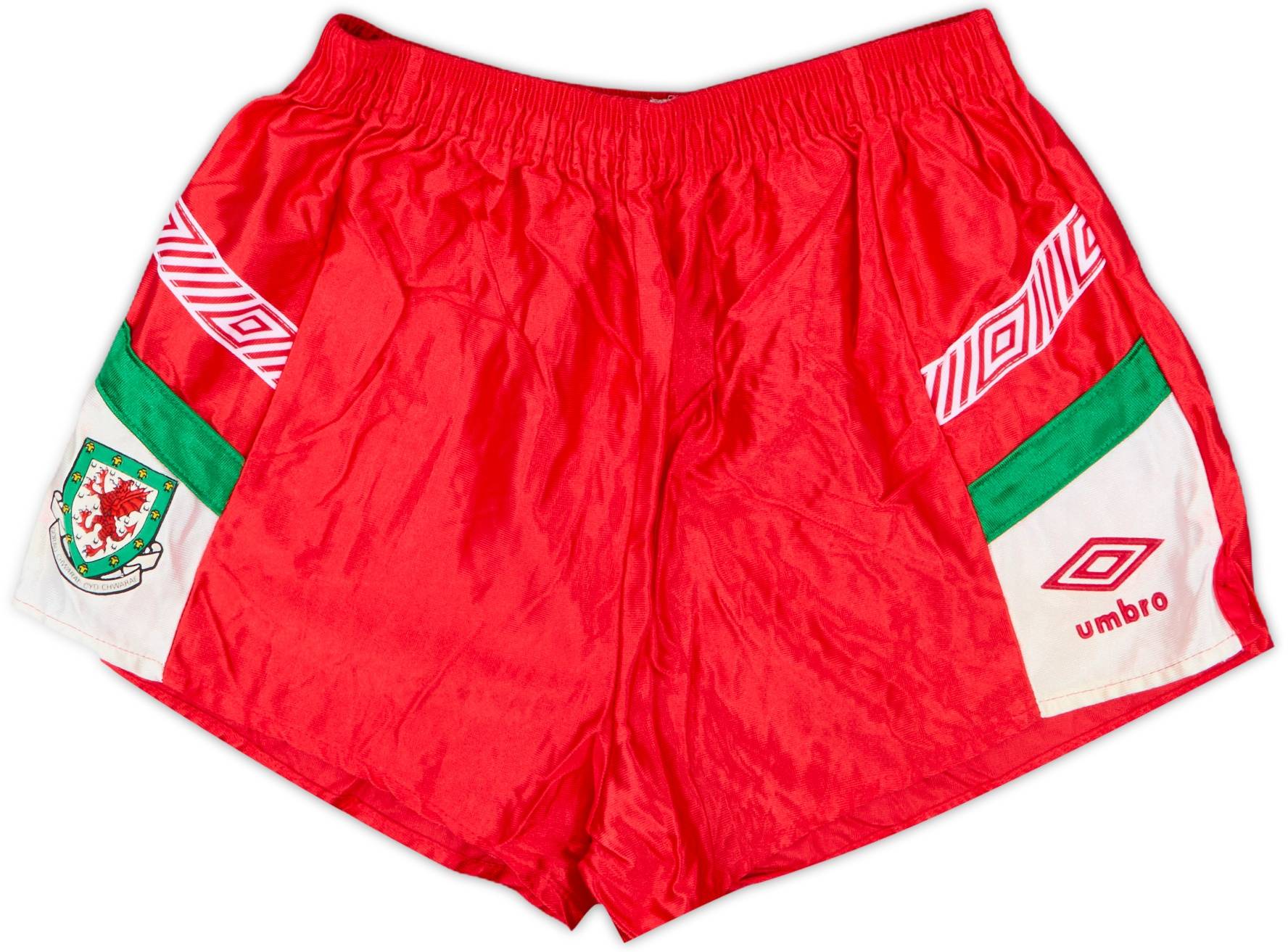 1990-92 Wales Home Shorts - 7/10 - (M)