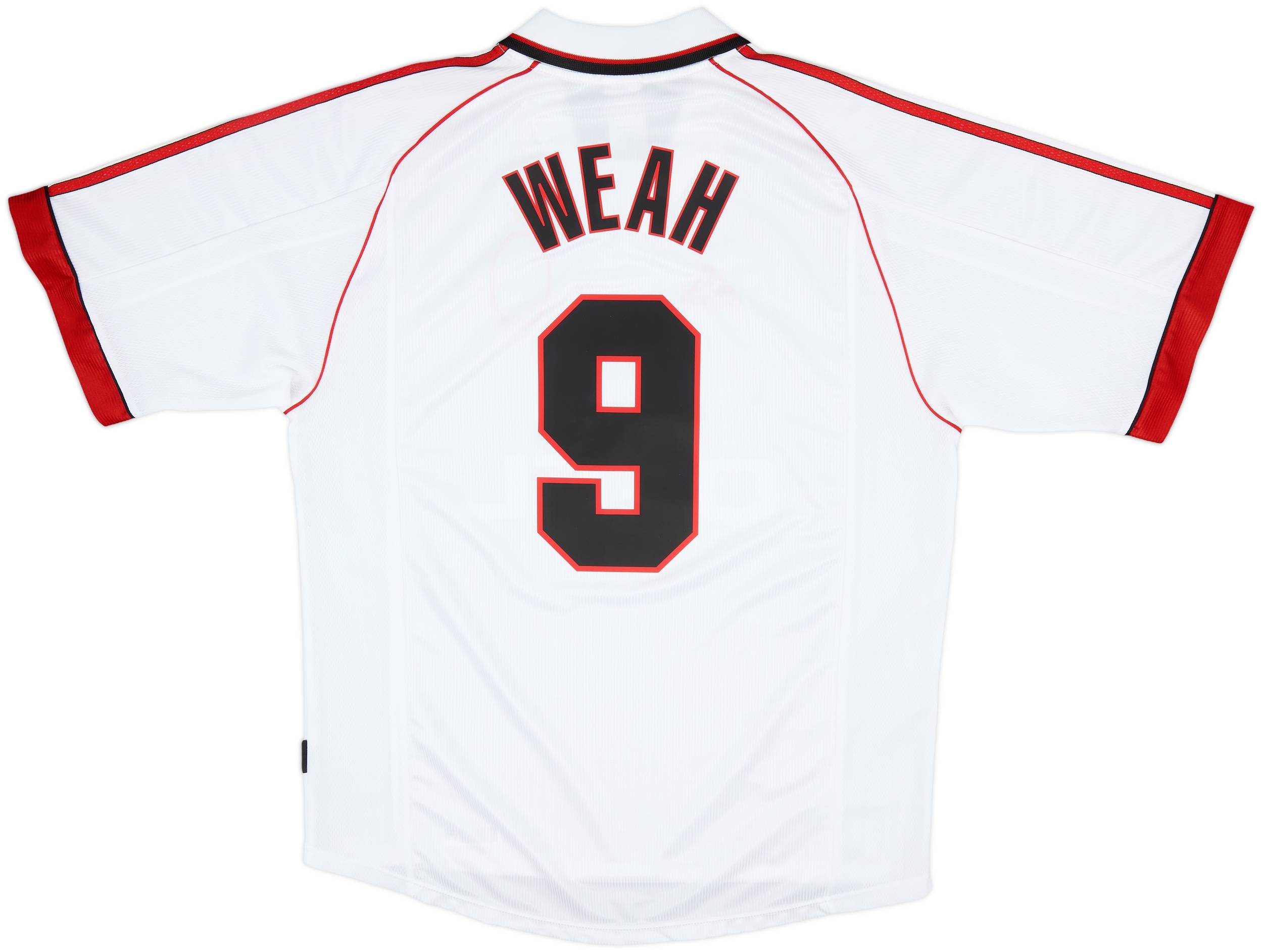 1998-99 AC Milan Away Shirt Weah #9 - 10/10 - (L)