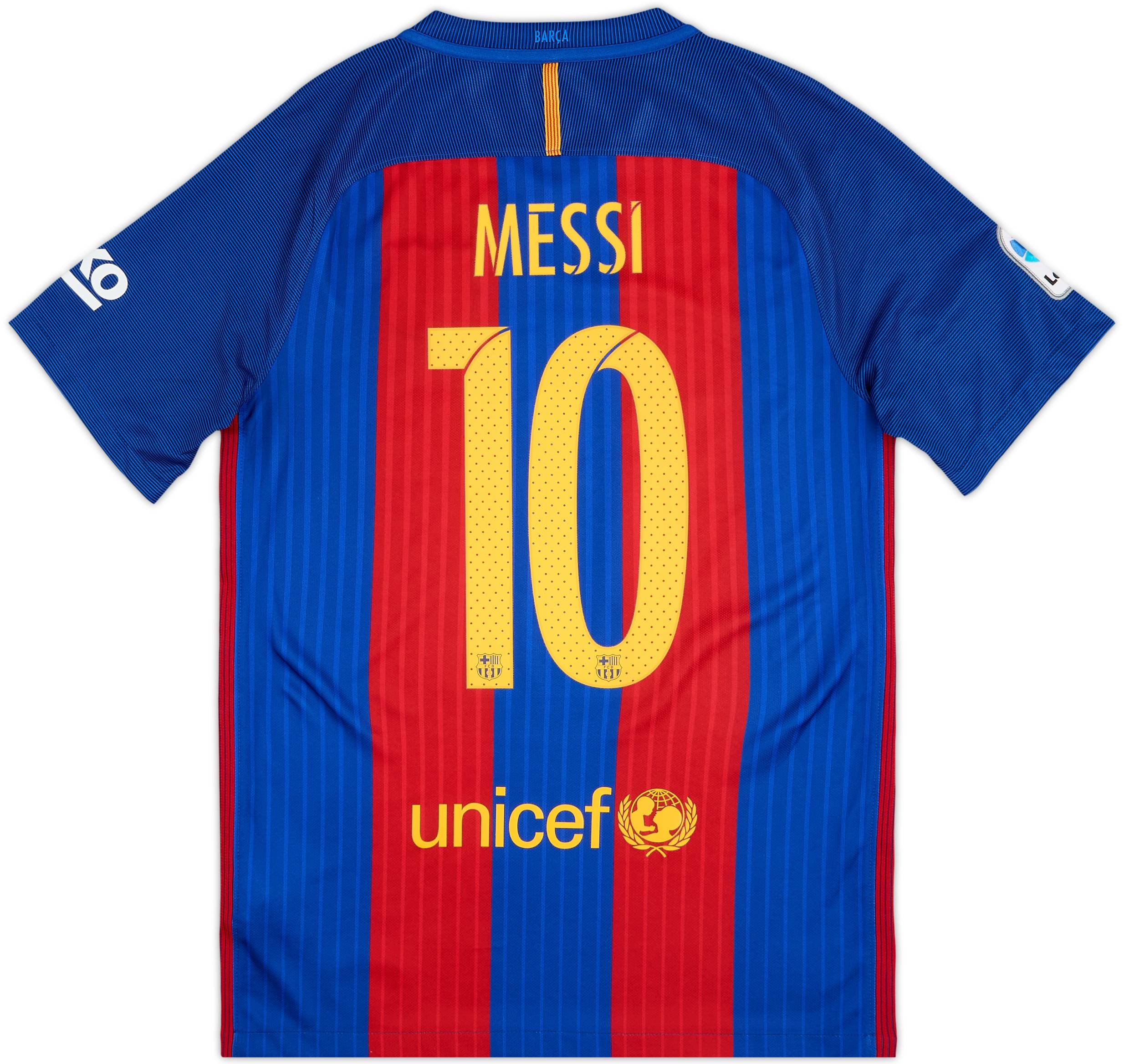 2016-17 Barcelona Home Shirt Messi #10 - 8/10 - (S)