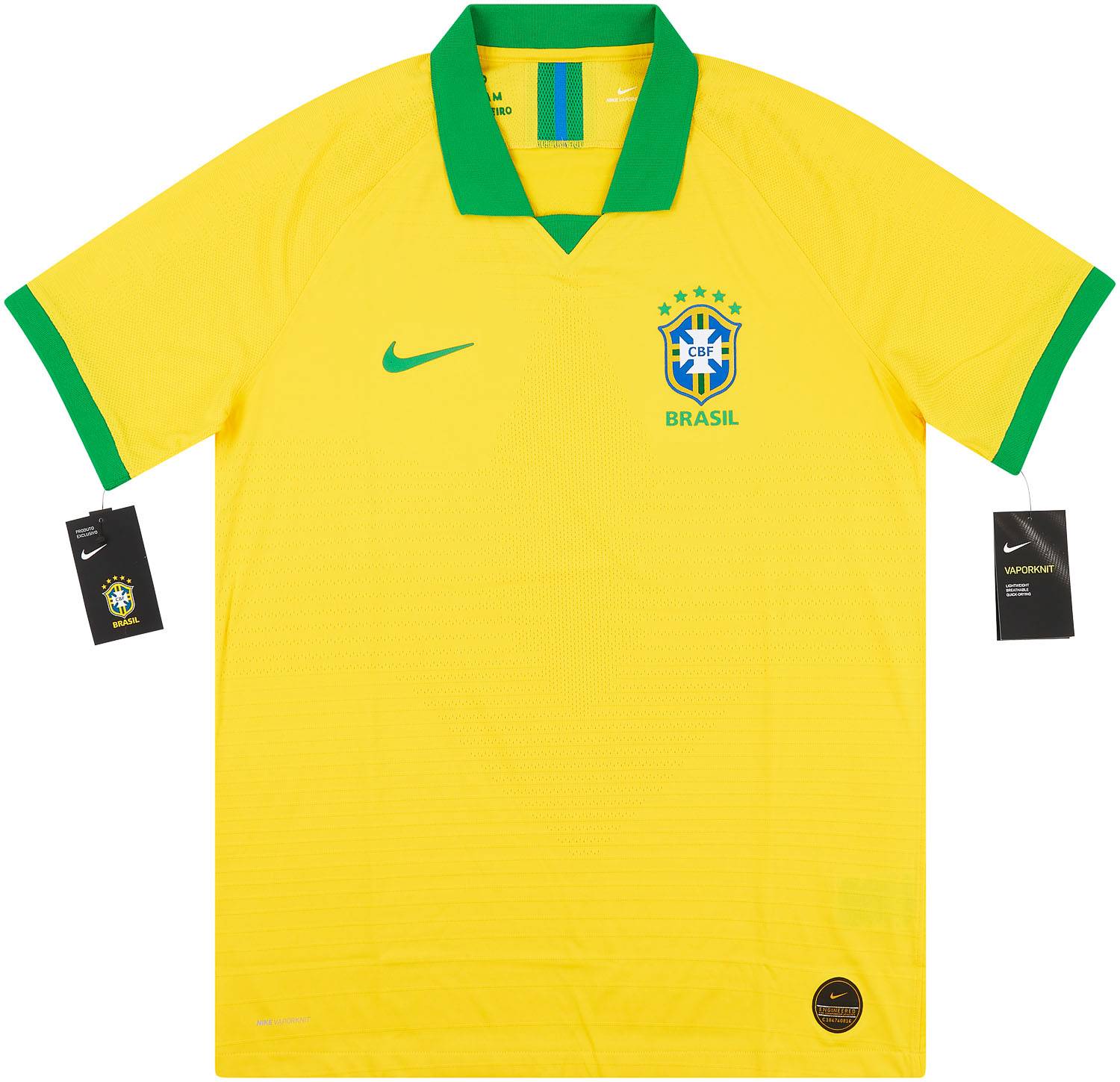 2019-20 Brazil Player Issue Home Shirt (M)