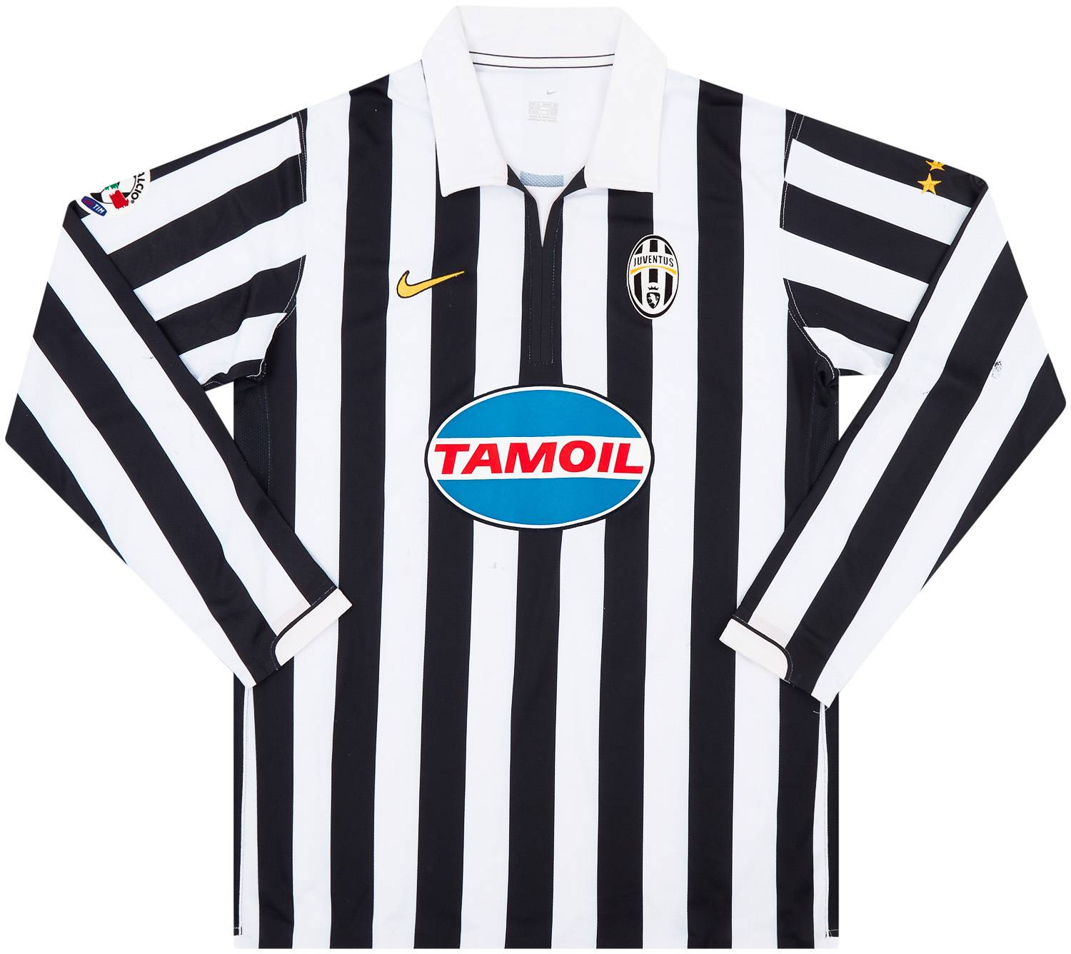 2006-07 Juventus Match Issue Home L/S Shirt Bojinov #9