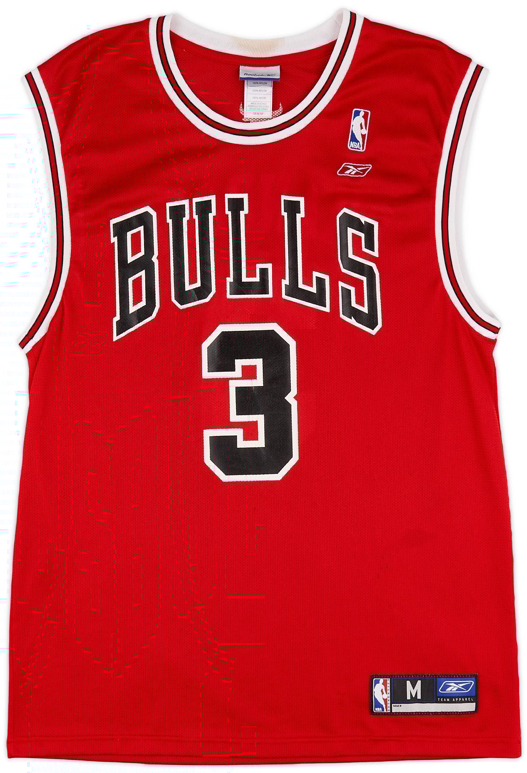 2002-06 Chicago Bulls Chandler #3 Reebok Away Jersey (Excellent) M