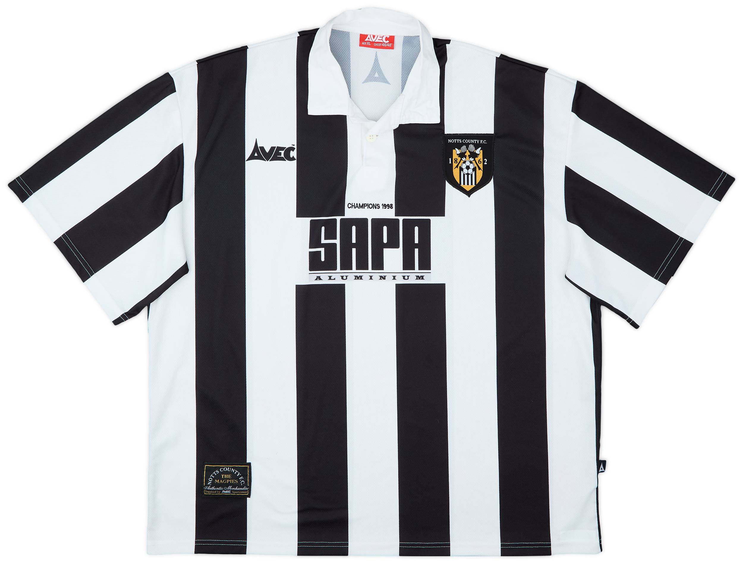 1997-99 Notts County Home Shirt - 10/10 - (XL)