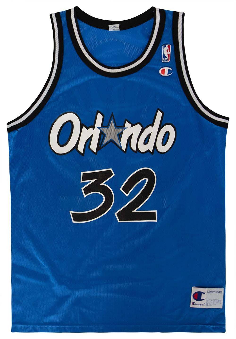 1995-96 Orlando Magic O'Neal #32 Champion Jersey (Away) XL