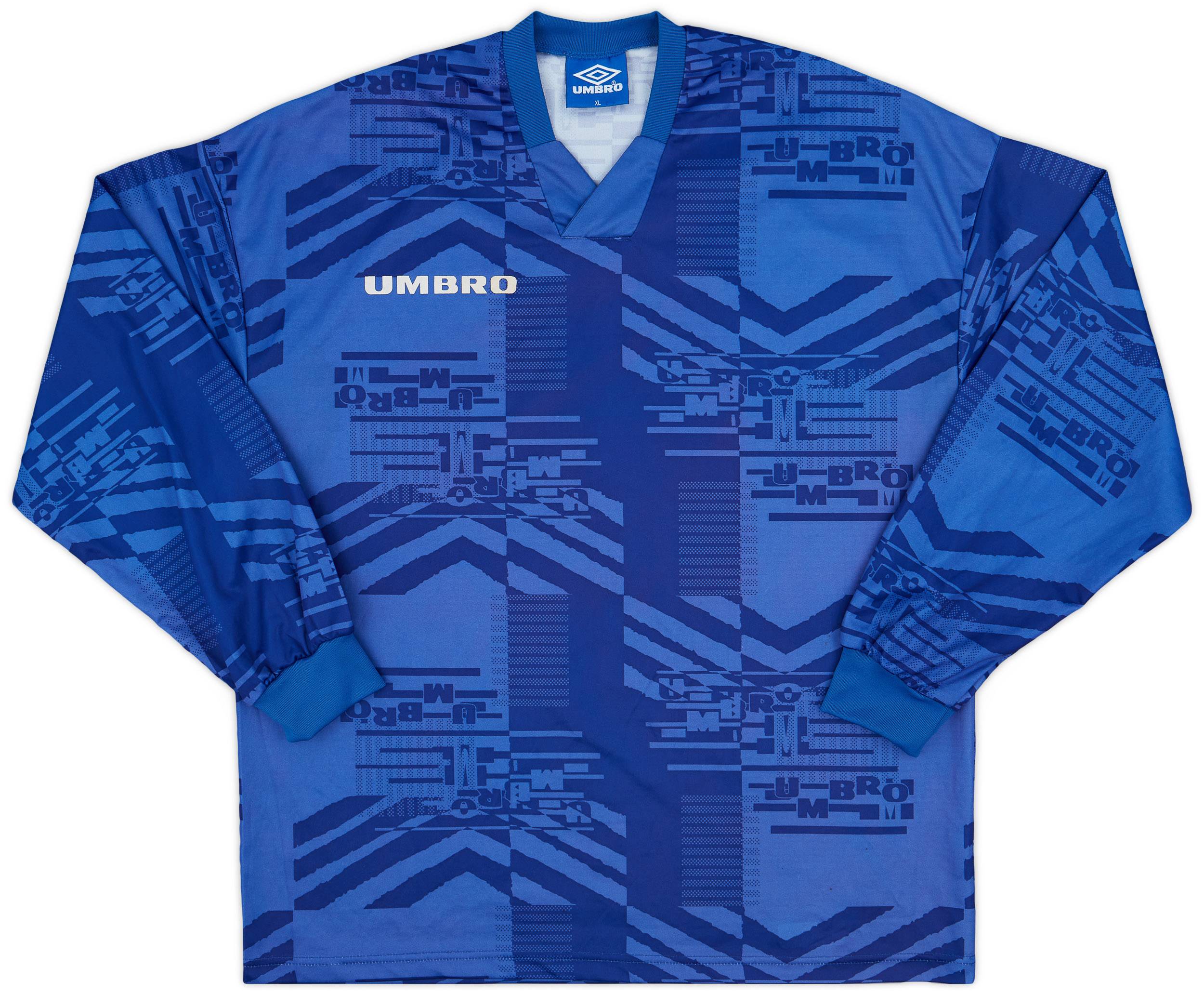 1990s Umbro Template L/S Shirt - 9/10 - (XL)