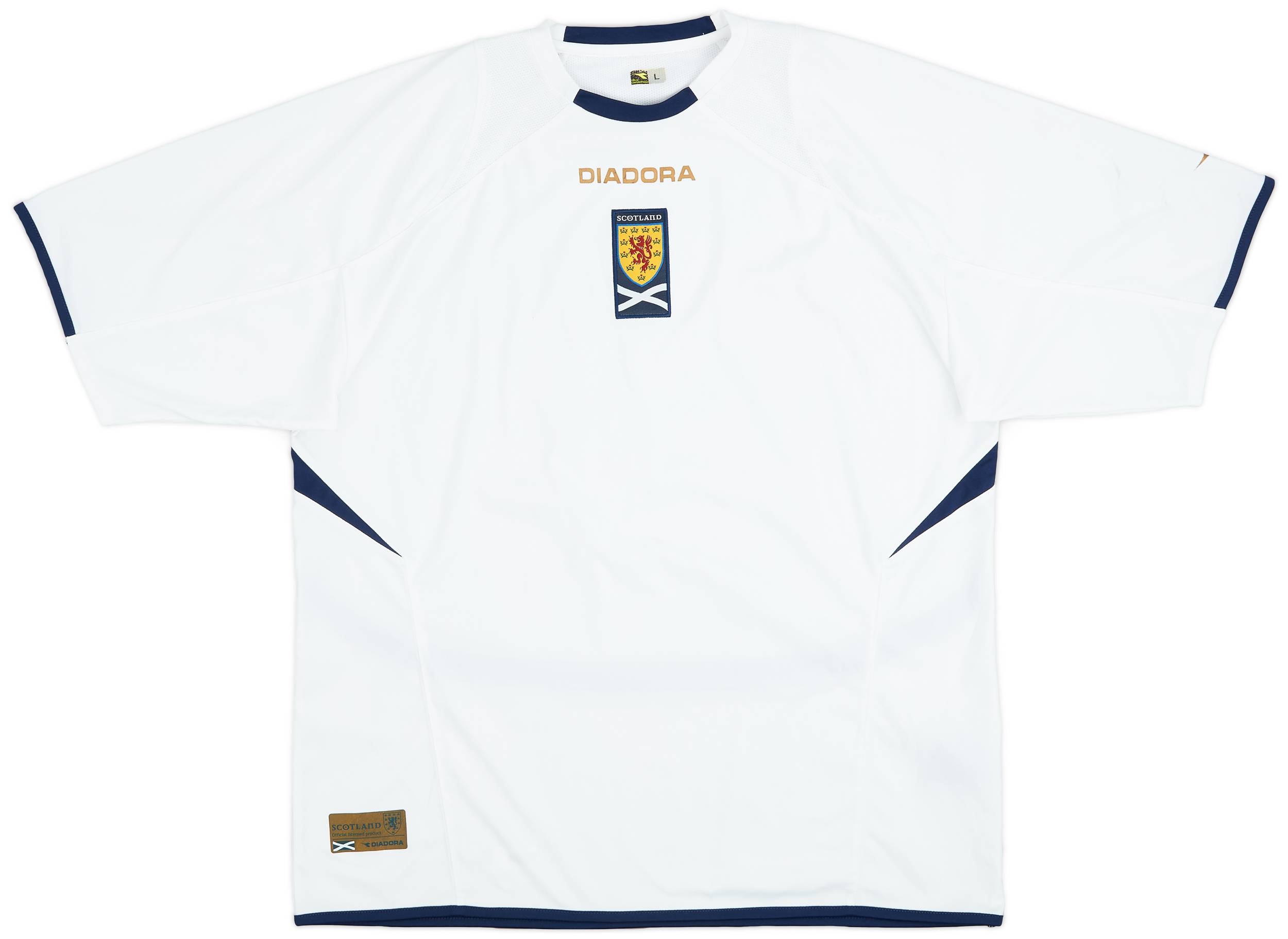 2004-06 Scotland Diadora Training Shirt - 8/10 - (L)