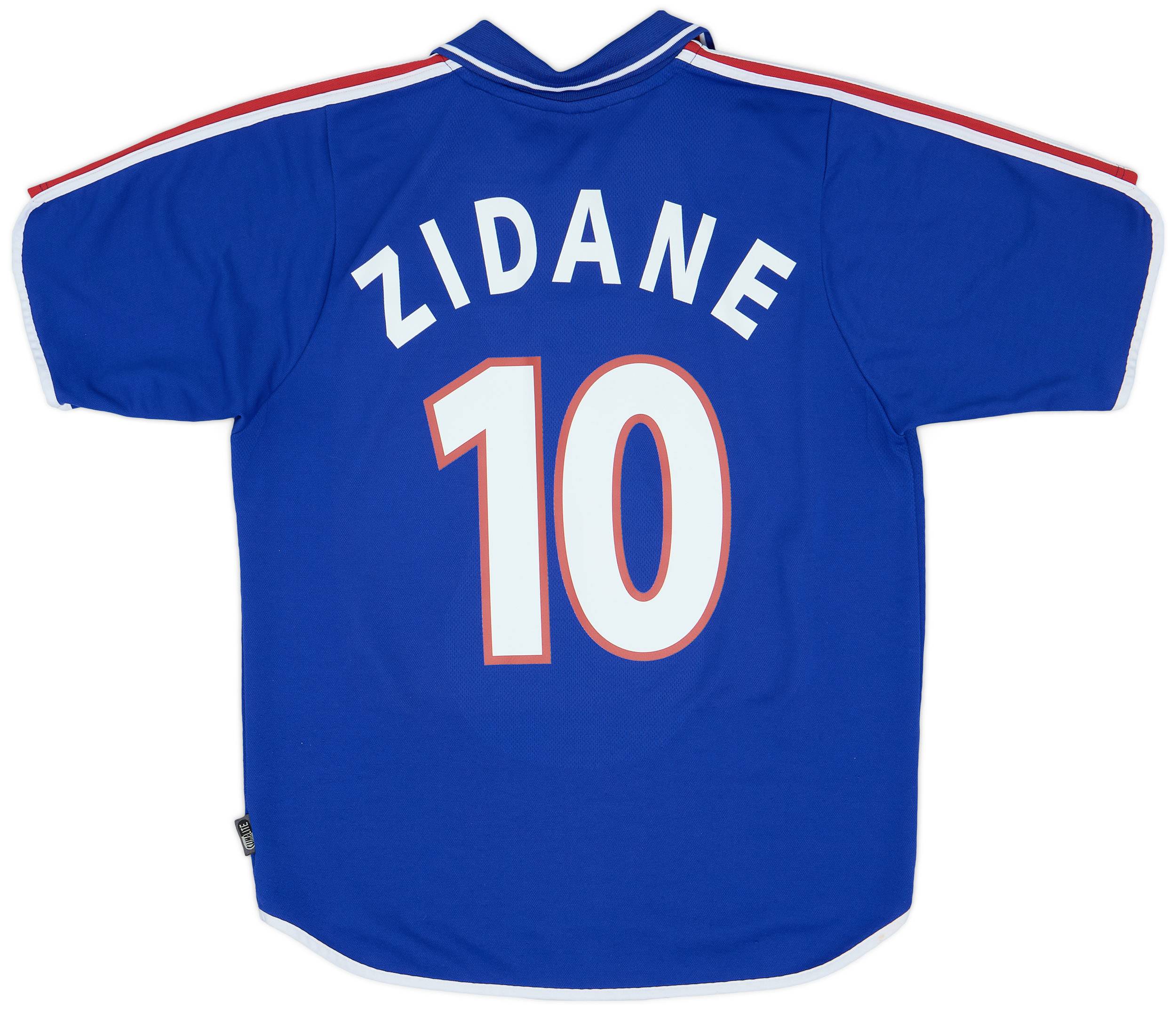 2000-02 France Home Shirt Zidane #10 - 8/10 - (M)