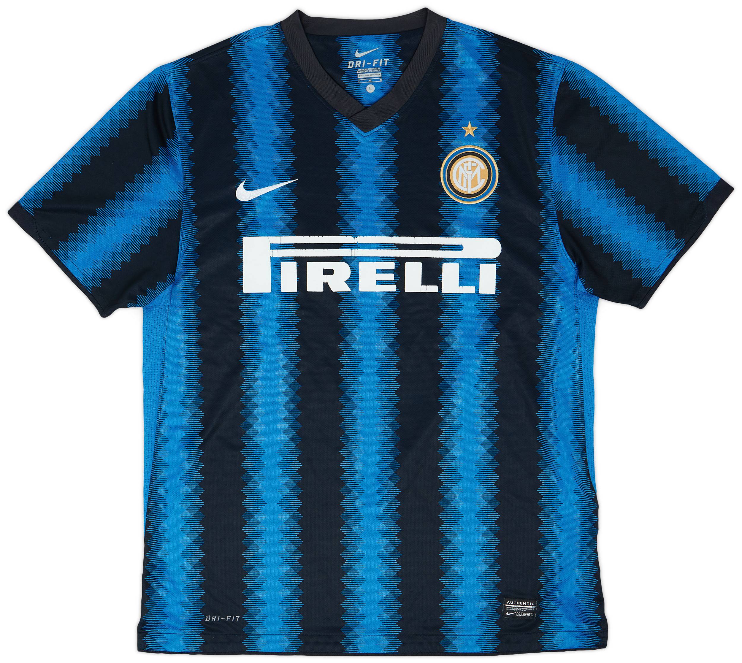 2010-11 Inter Milan Home Shirt - 6/10 - (L)