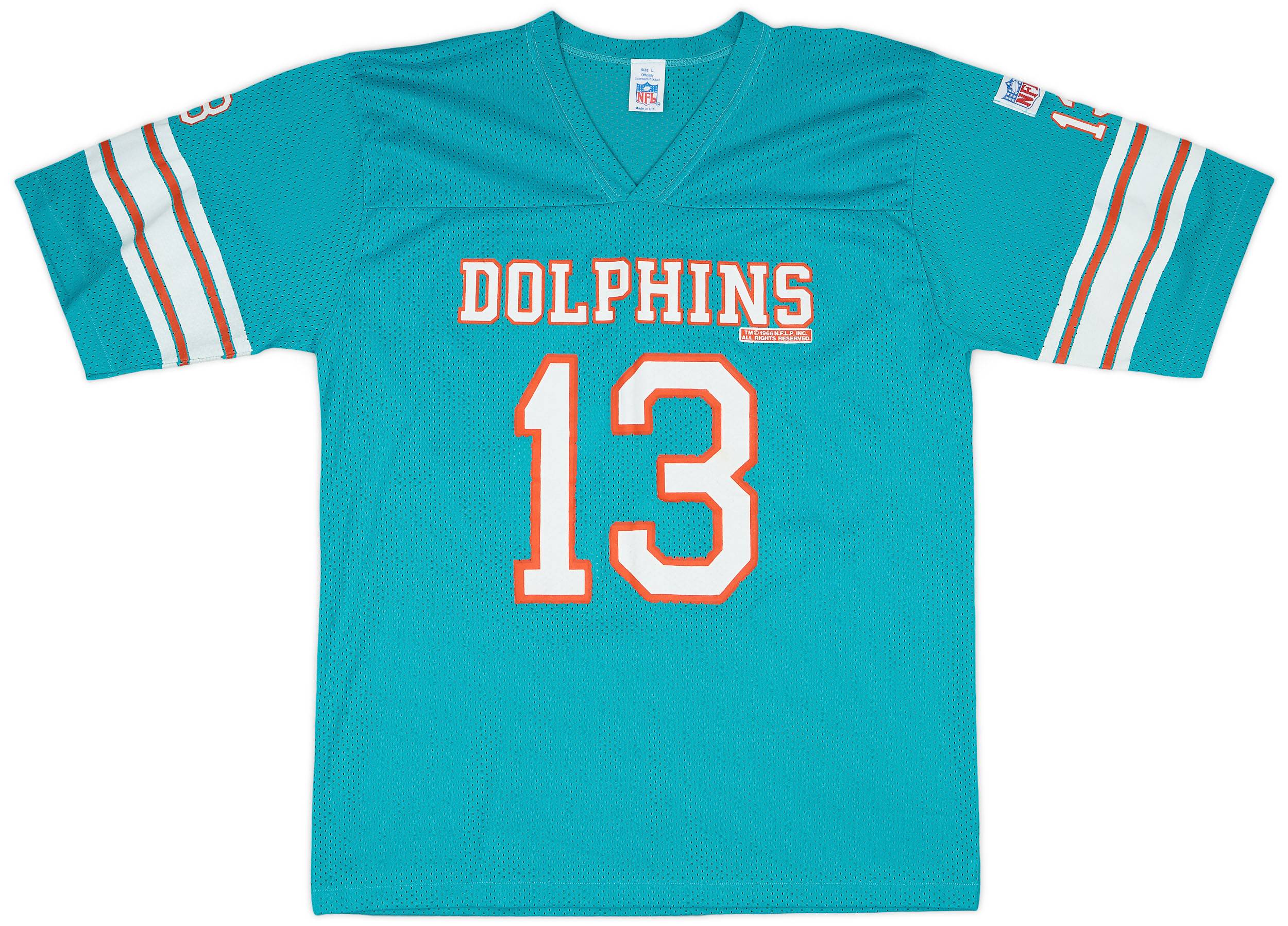 1996 Miami Dolphins #13 NFL Training Jersey - 7/10 - (L)
