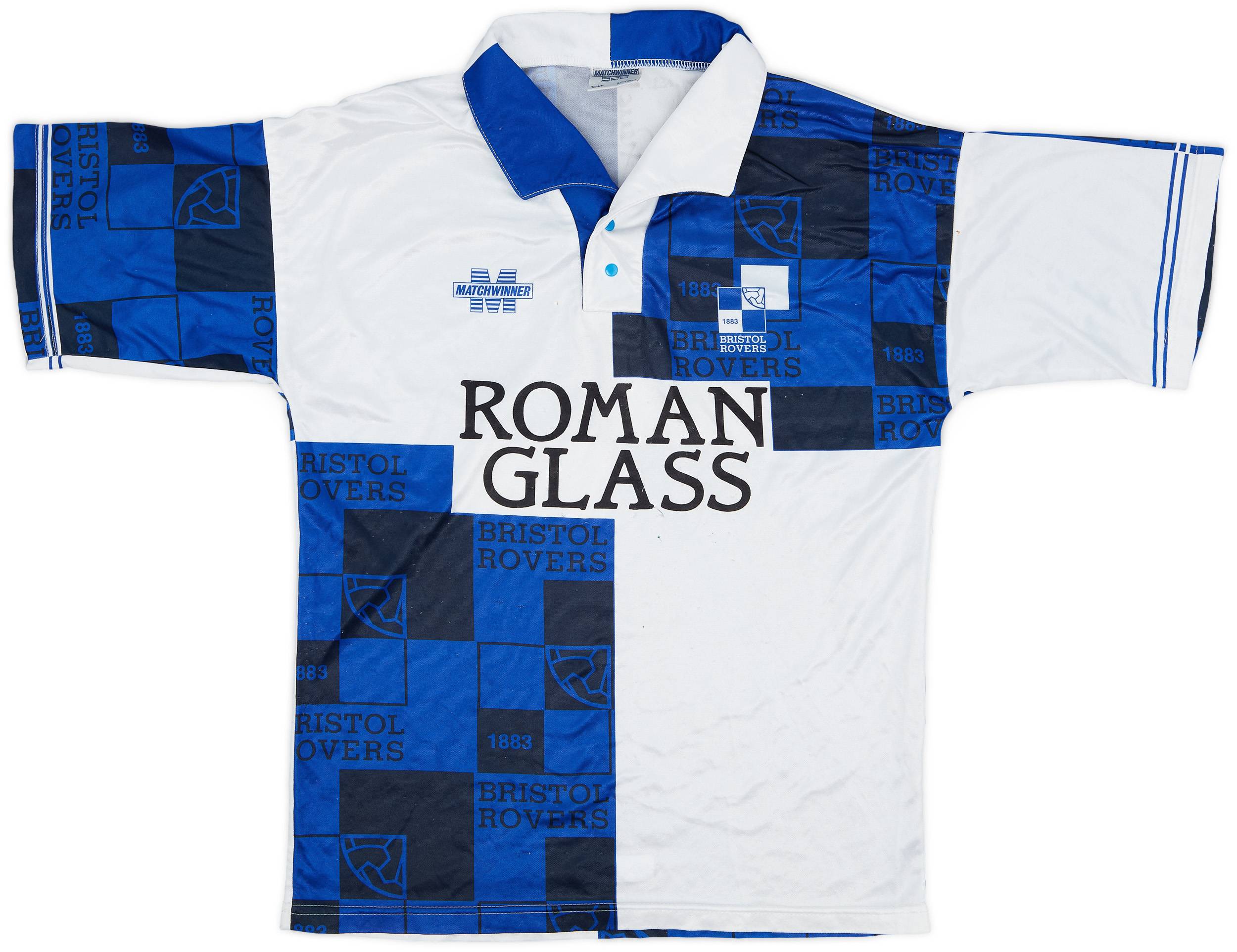 1993-94 Bristol Rovers Signed Home Shirt - 4/10 - (M)