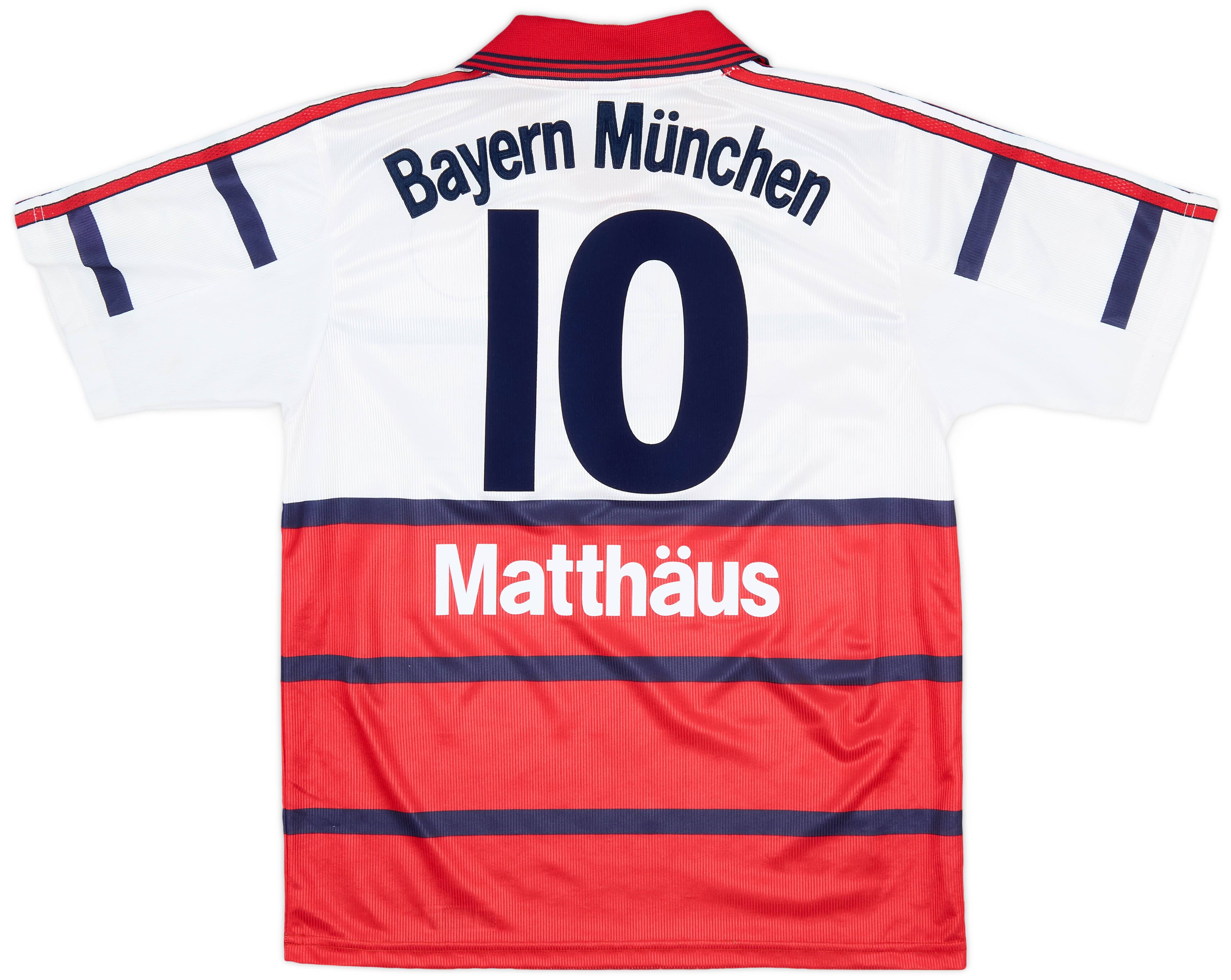 1998-00 Bayern Munich Away Shirt Matthaus #10 - 8/10 - (XL.Boys)