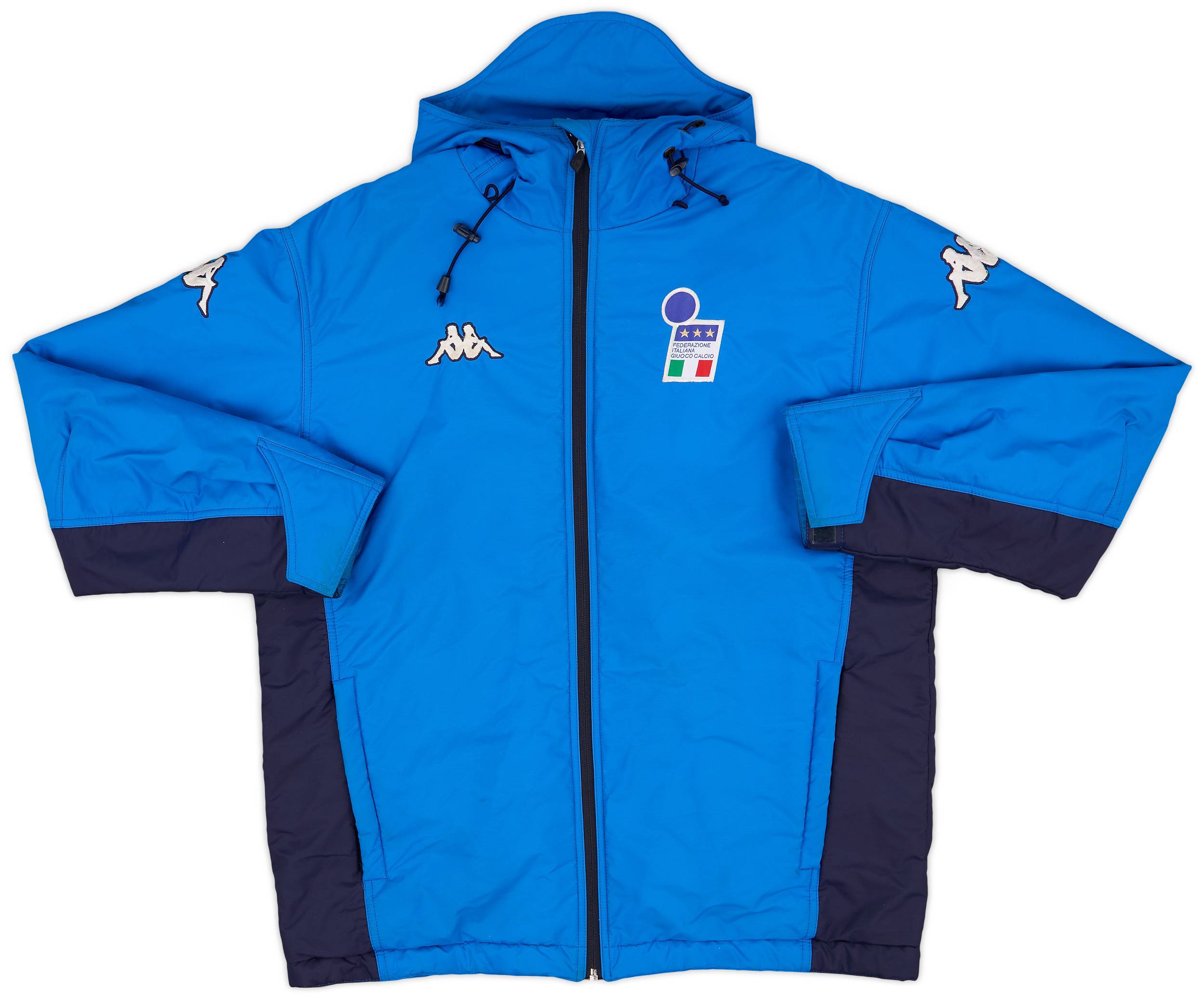 2002 Italy Kappa Hooded Bench Coat - 9/10 - (M)