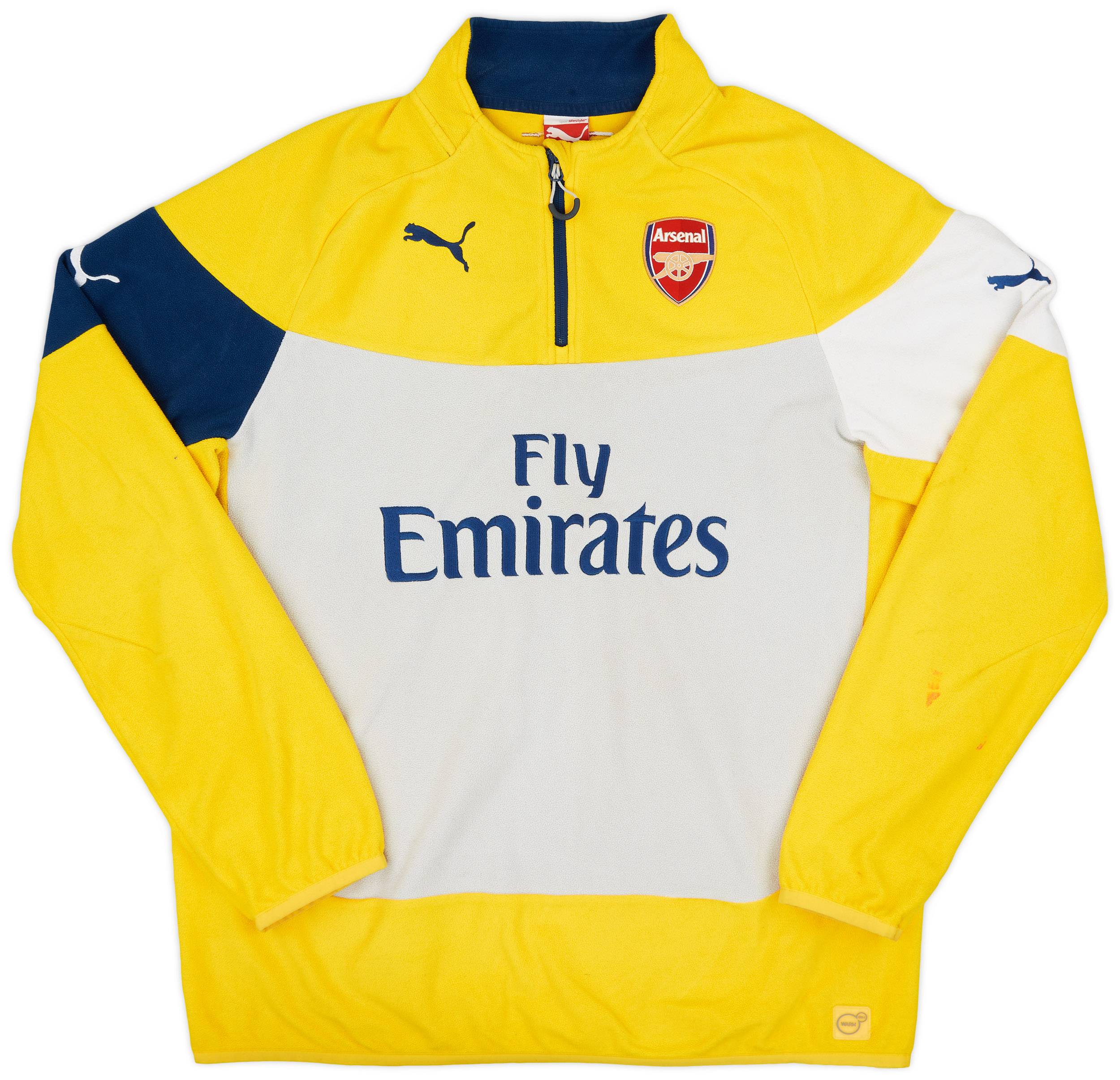2014-15 Arsenal Puma 1/4 Zip Fleece Top - 7/10 - (XL)